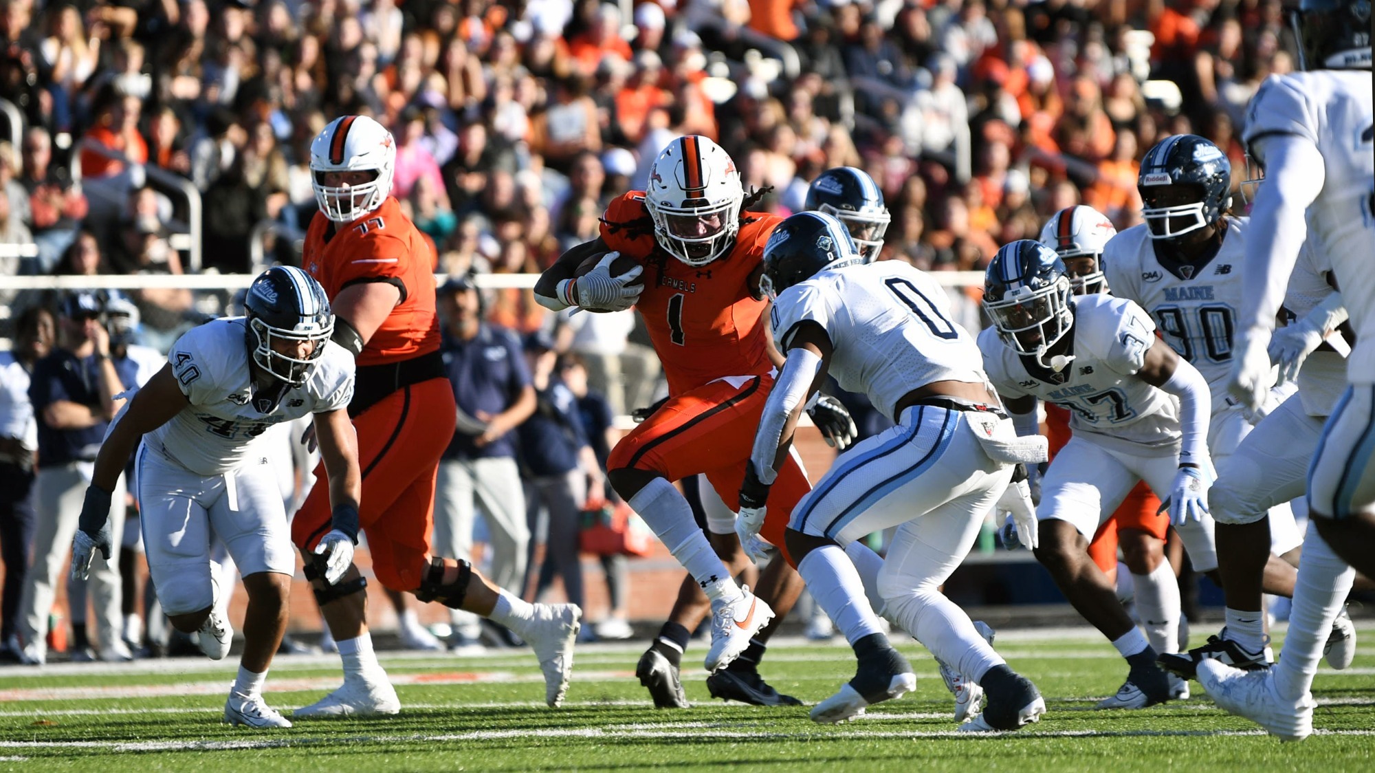 Camels defeat Maine in 34-28 Homecoming win - Campbell University