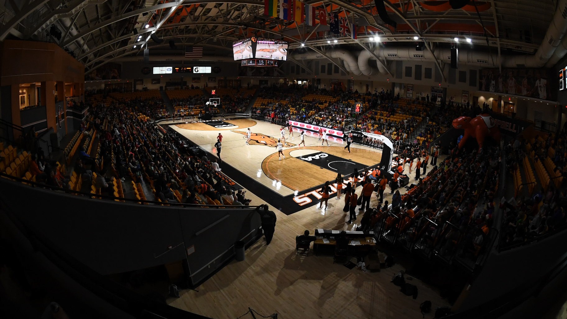 Camels defeat Lancaster Bible 99-28 on Education Day - Campbell University