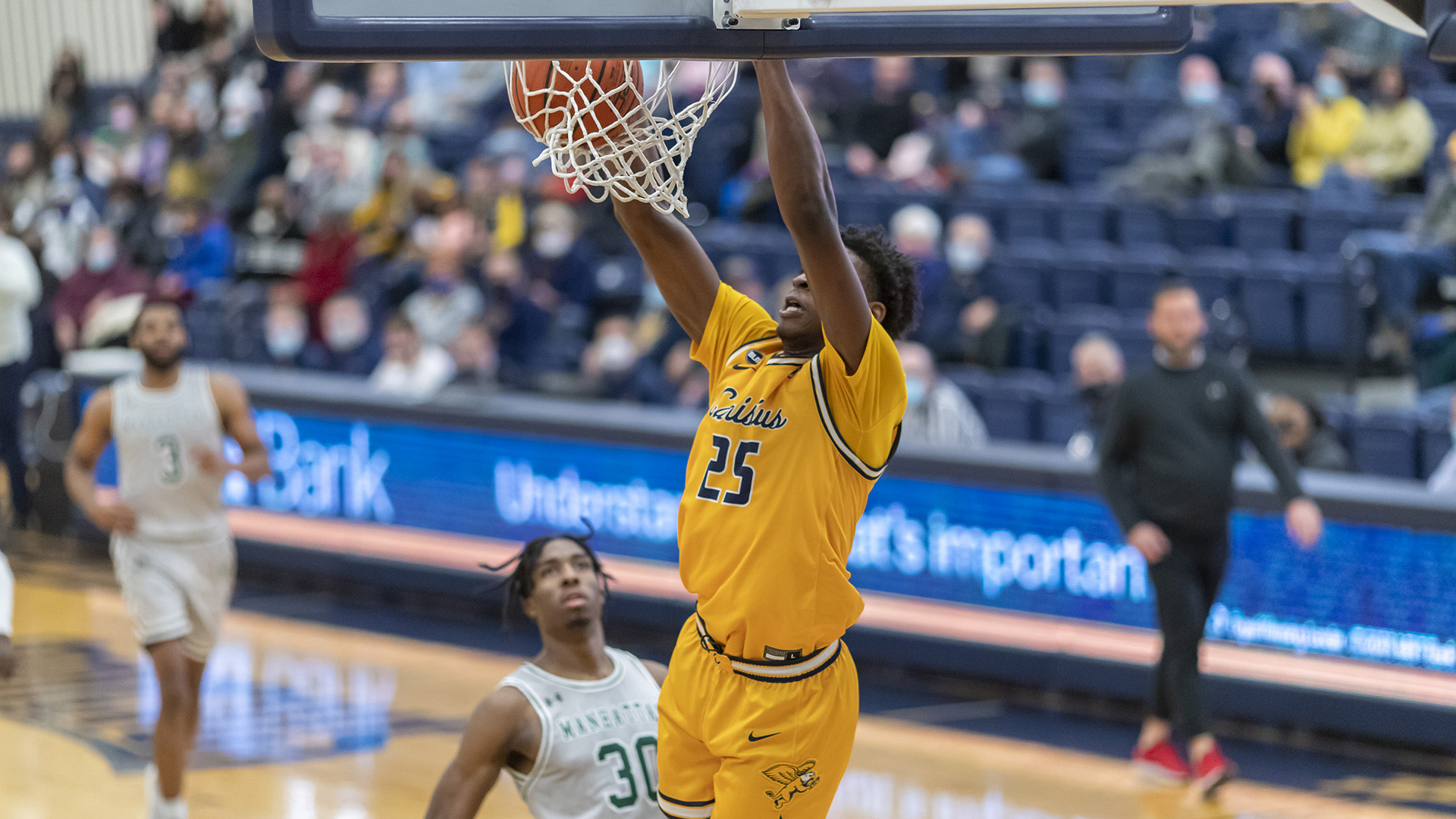 Spirited Team Effort Leads Men’s Basketball Over Manhattan - Canisius ...