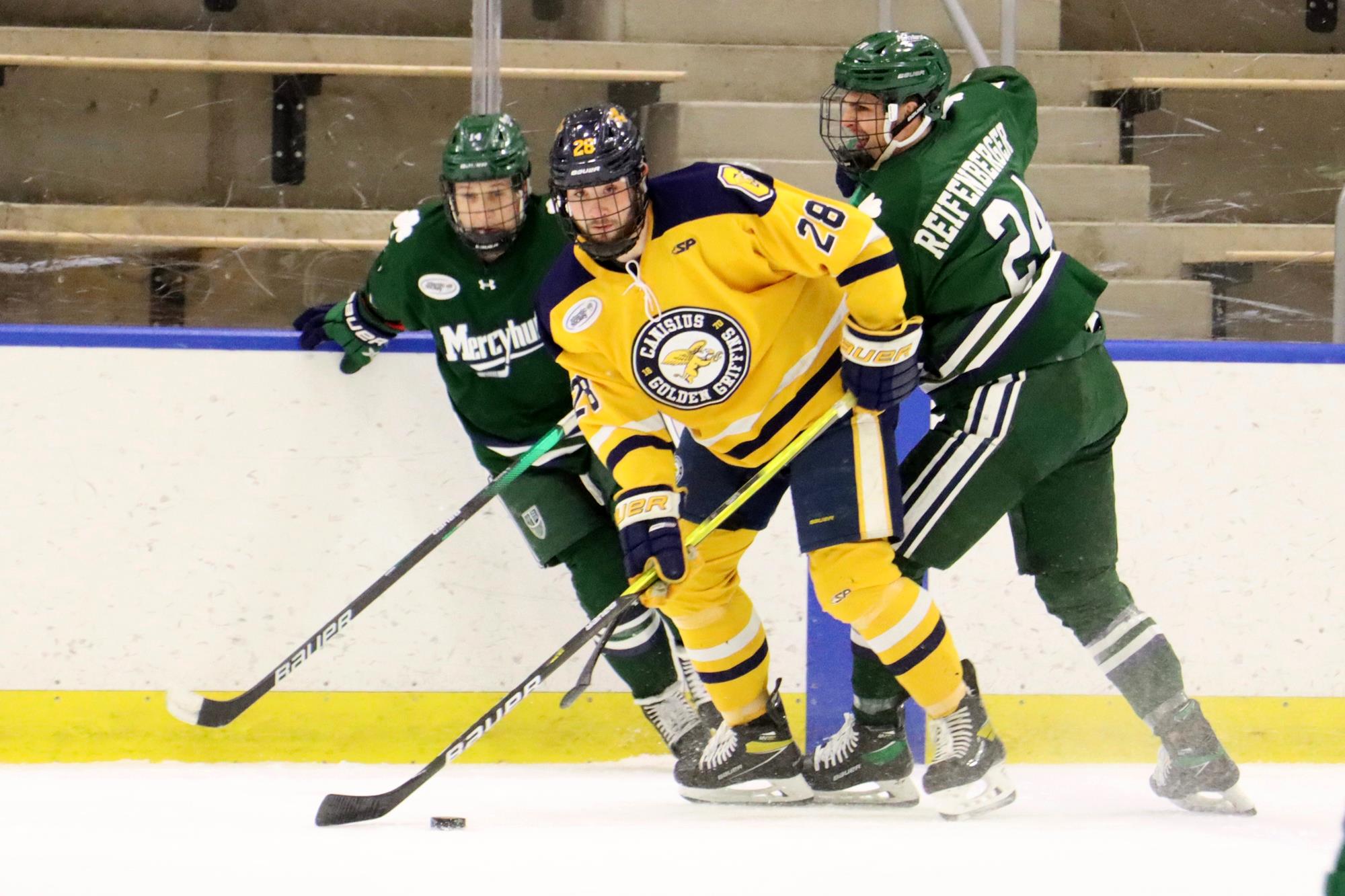Mercyhurst Defeats Hockey in Double Overtime to Open AHA Quarterfinal ...