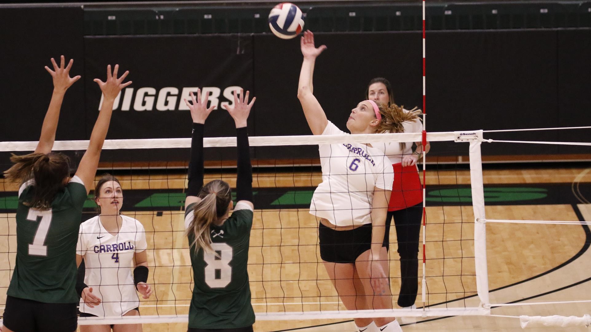 Carroll Volleyball defeated by Montana Tech in five sets - Carroll ...