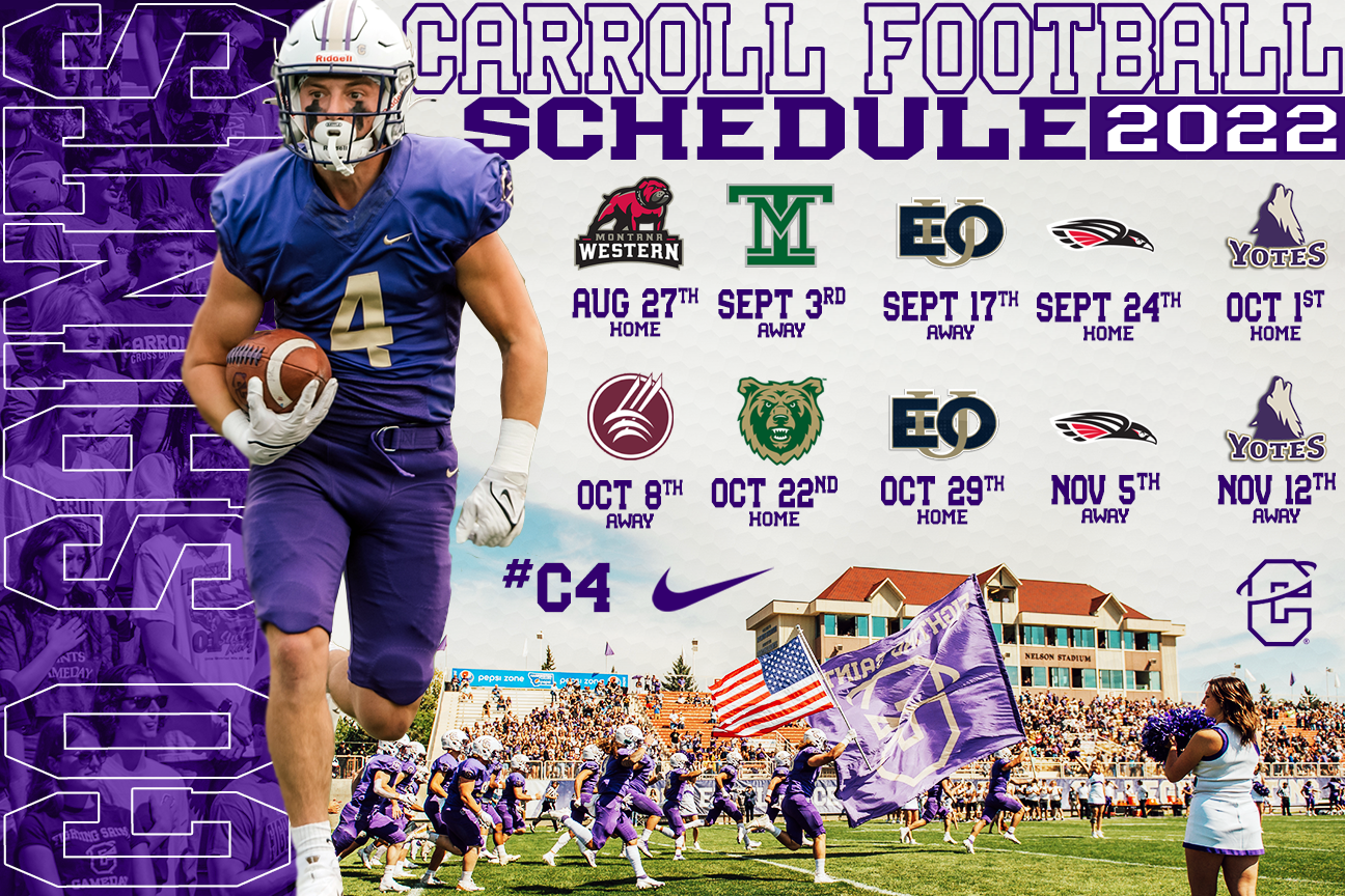 Carroll Football announces 2022 schedule - Carroll College Athletics