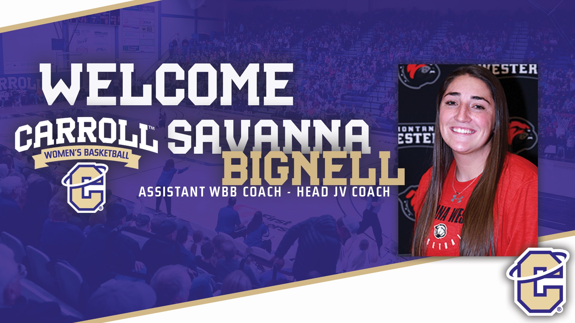 Savanna Bignell Named Carroll WBB JV Coach - Carroll College Athletics