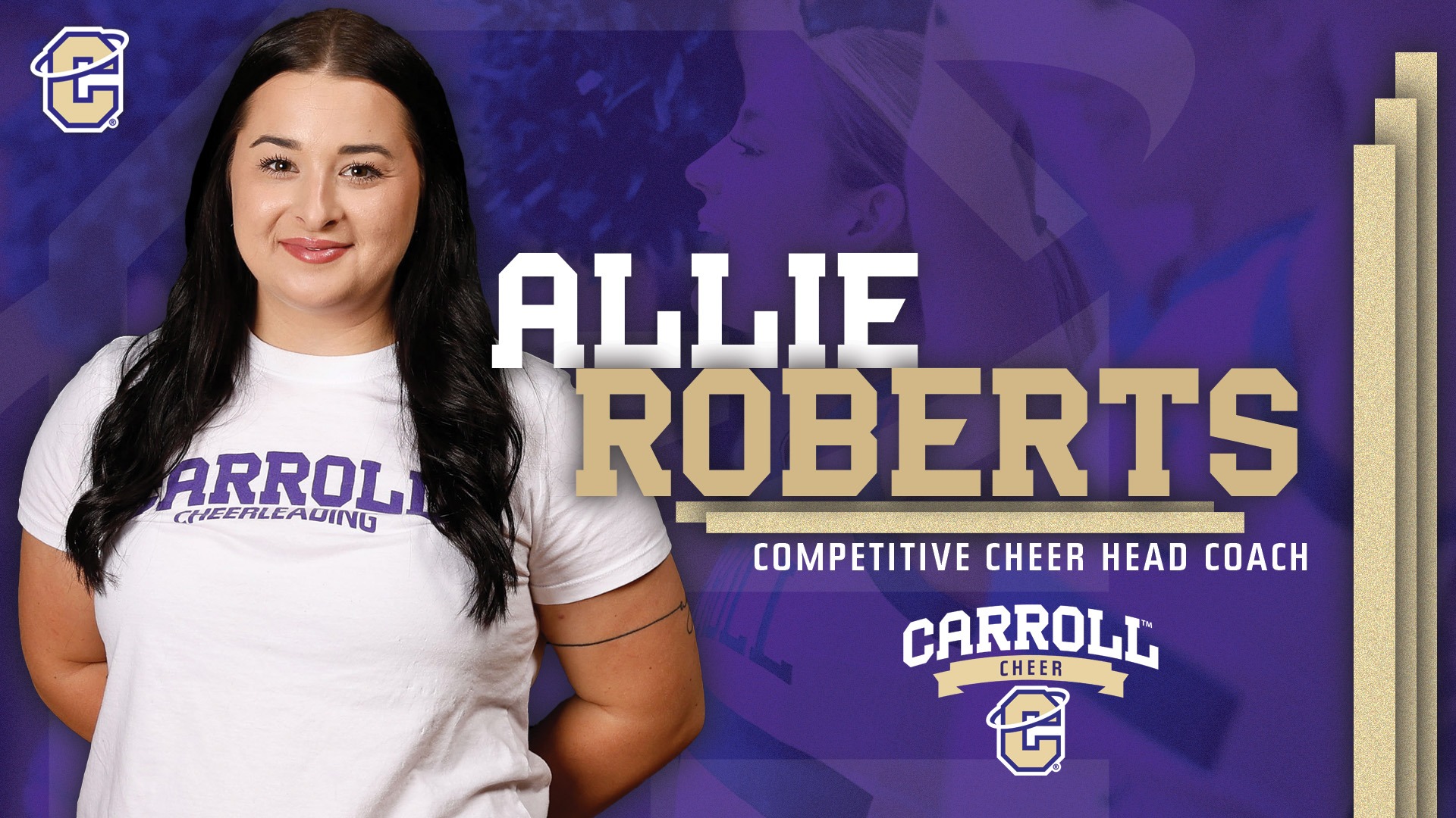 Allie Roberts Named Competitive Cheer's First Head Coach - Carroll ...