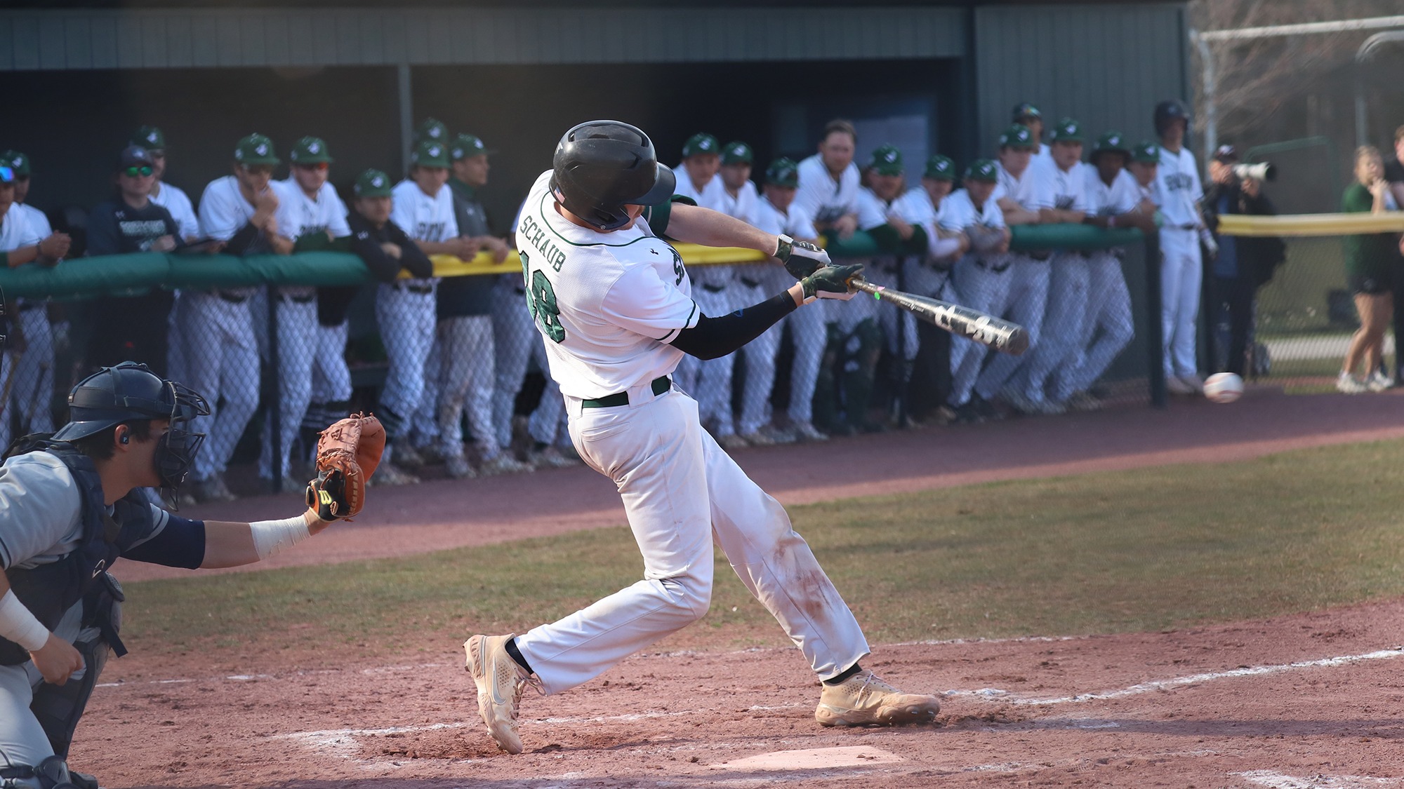 Baseball Goes 1-1 in Twin Bill at NEC - Vermont State University Castleton