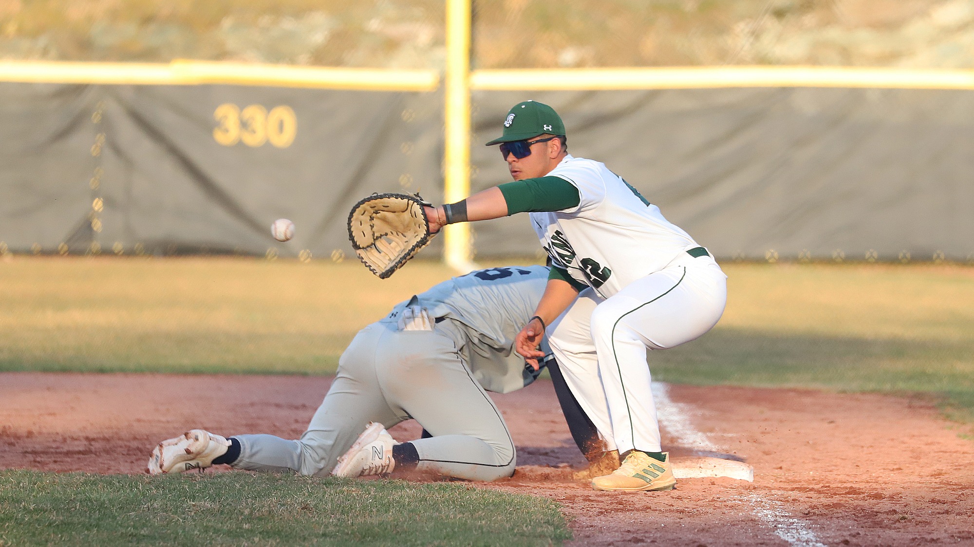 Baseball Put Away by Engineers - Vermont State University Castleton