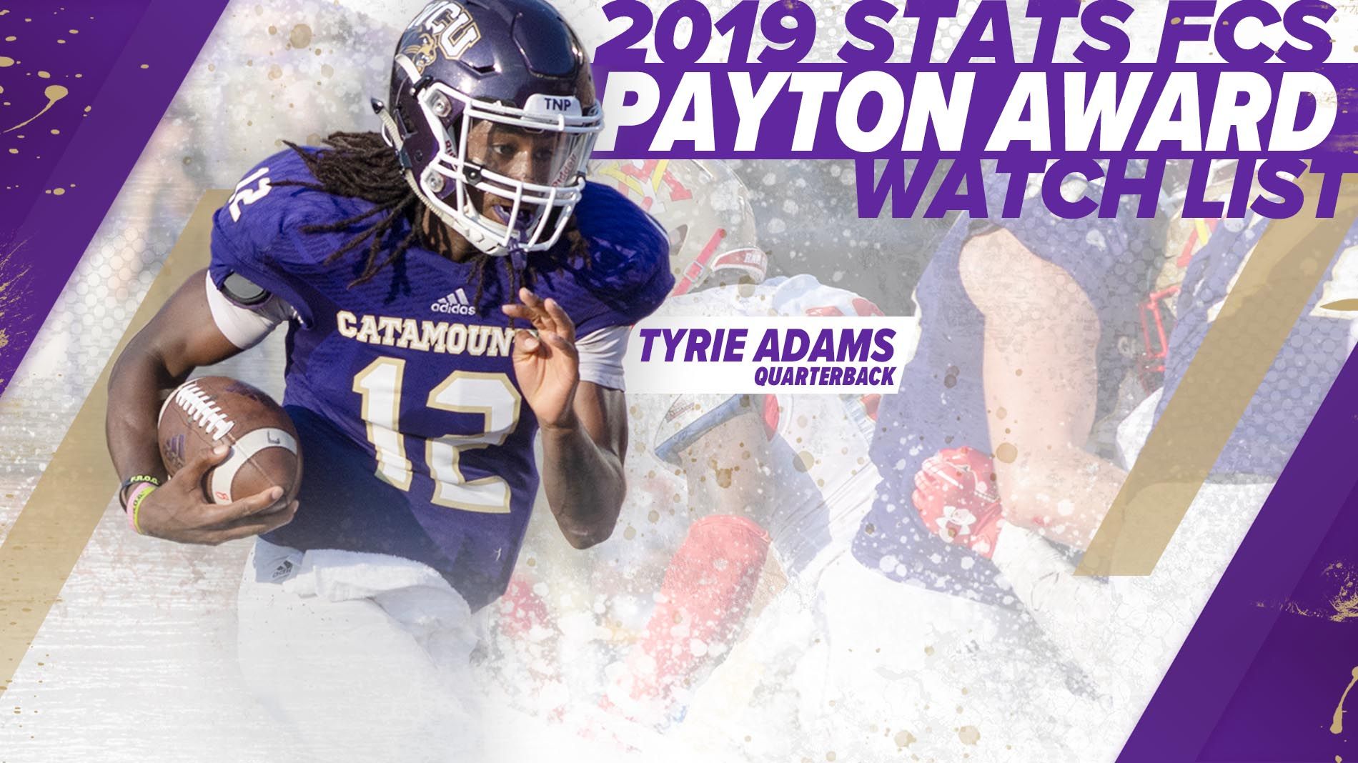 Tyrie Adams on STATS FCS Walter Payton Award Watch List - Western ...