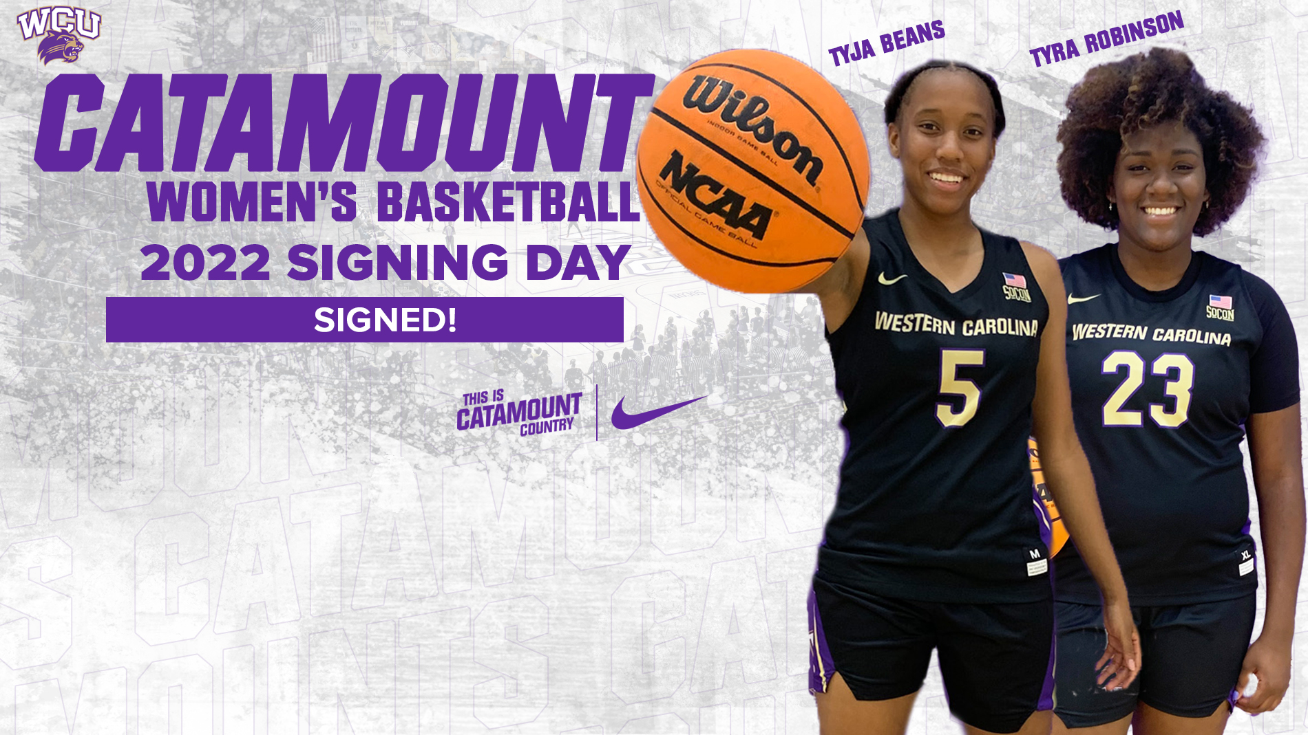 Catamounts Add Beans and Robinson for 2023-24 - Western Carolina University