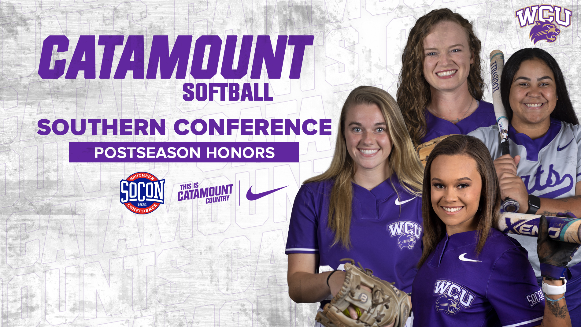 Four Catamounts Named SoCon All-Conference - Western Carolina University