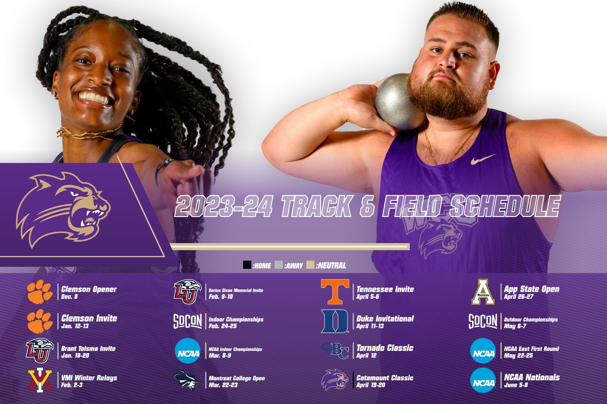 Track & Field Unveils 2023-24 Schedule - Western Carolina University