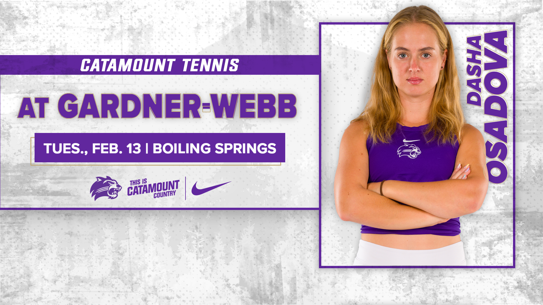 Tennis Heads to Boiling Springs for Mid-Week Matchup with Gardner-Webb ...