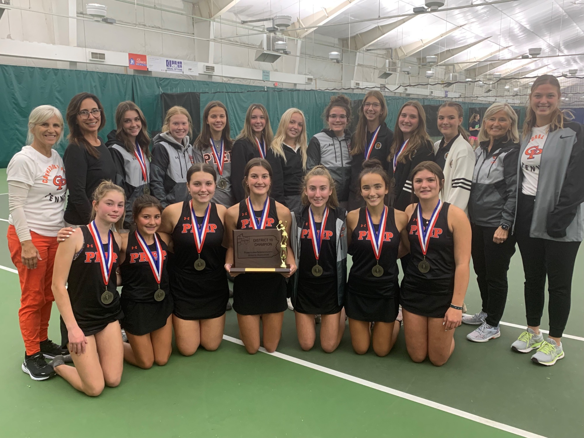 Girls Tennis Wins 7th Straight D-10 Crown - Cathedral Preparatory School