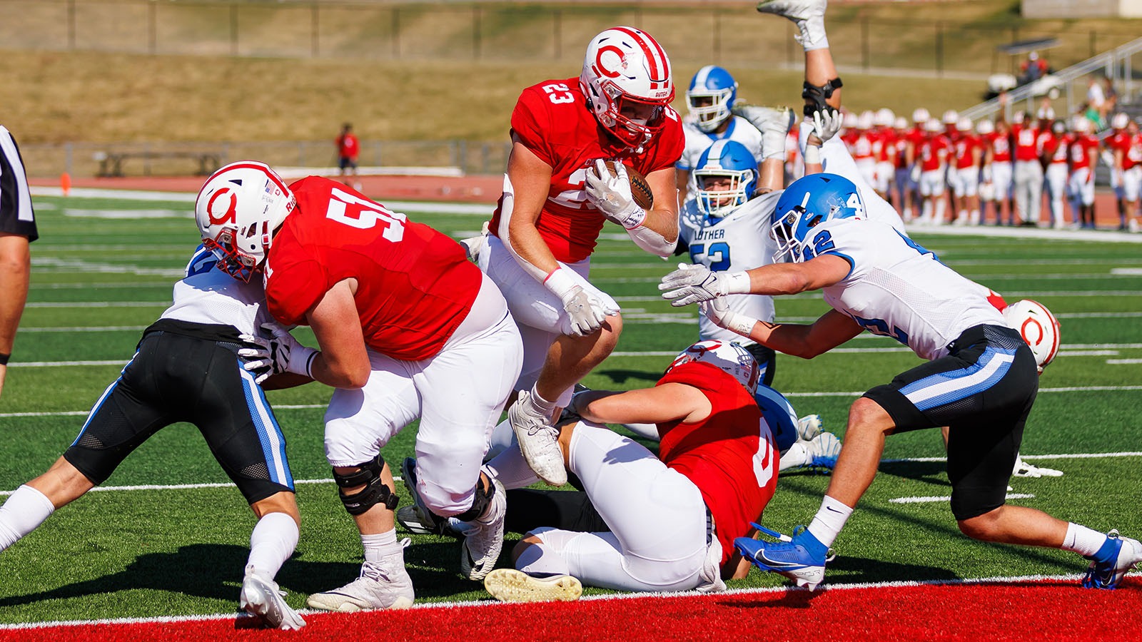 Central football team hits the road to California - Central College ...