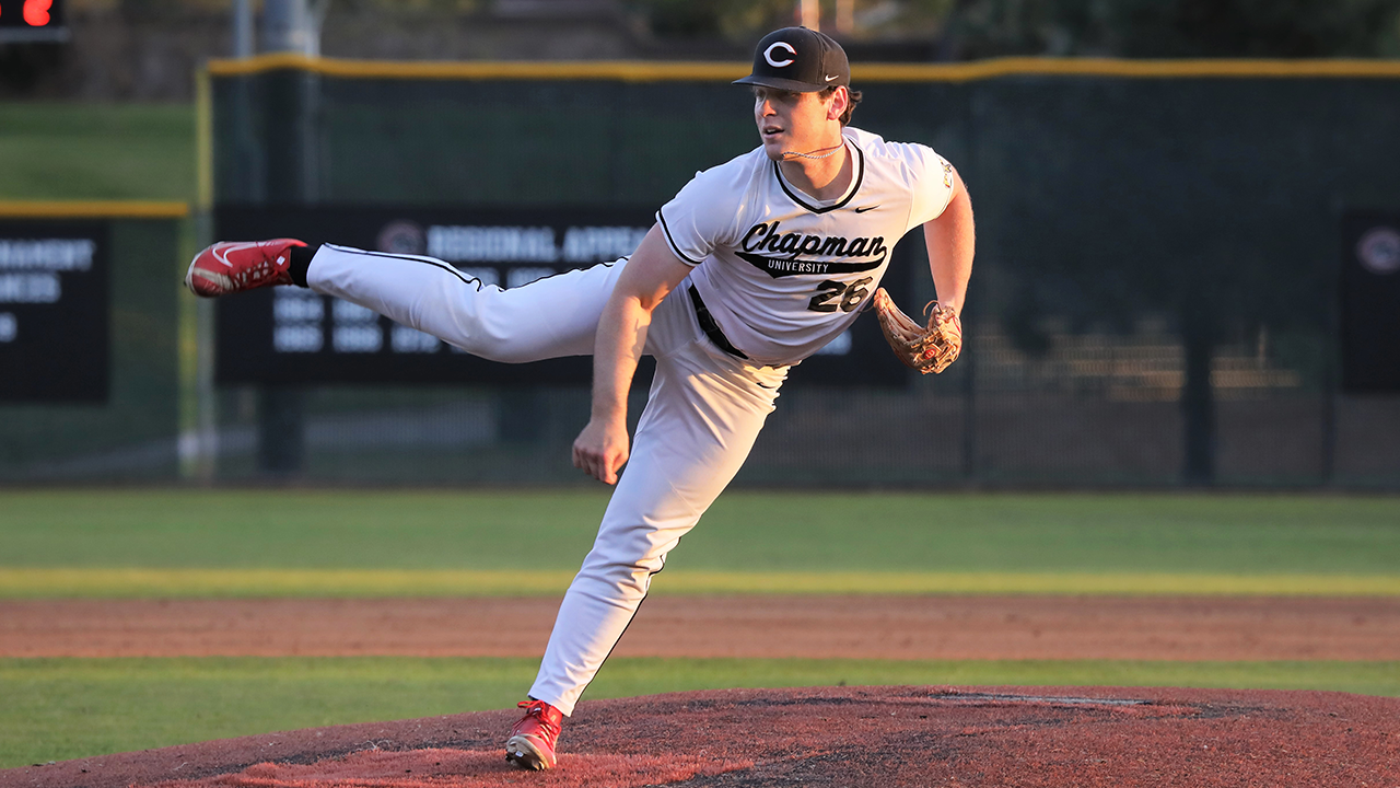Pitching and defense help baseball to SCIAC victory - Chapman University
