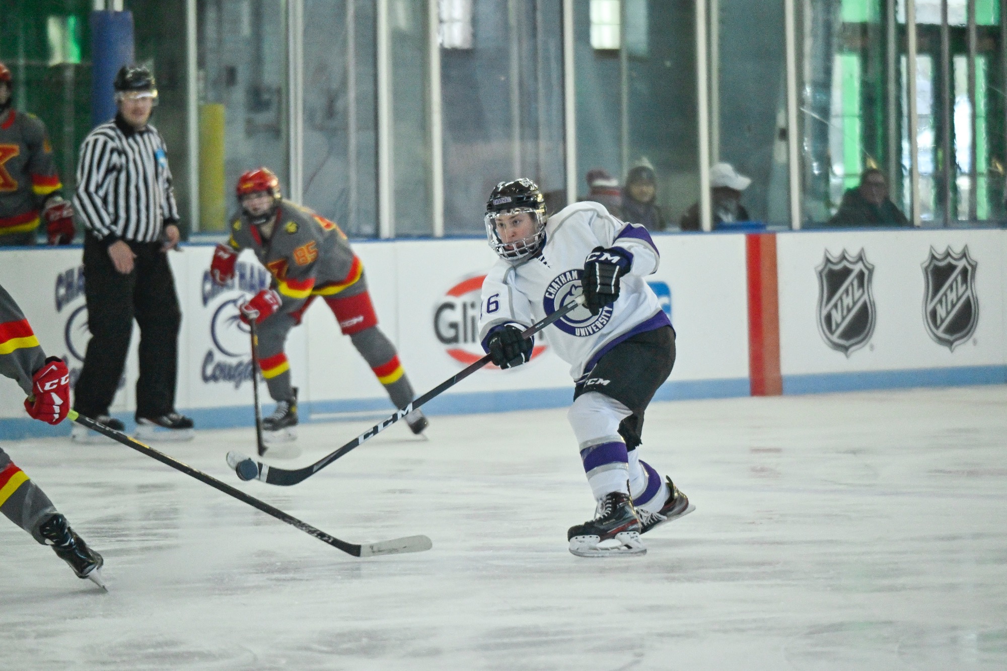 Nolan Records Hat Trick as Cougars Earn Sixth Consecutive Win - Chatham ...