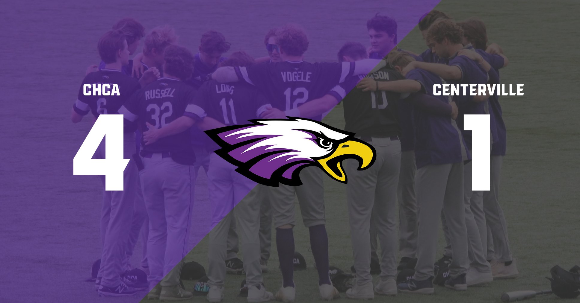 CHCA 4, Centerville 1 - Cincinnati Hills Christian Academy