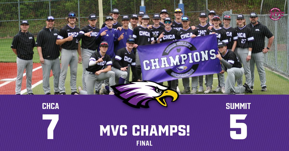 Baseball Crowned MVC Champs! - Cincinnati Hills Christian Academy