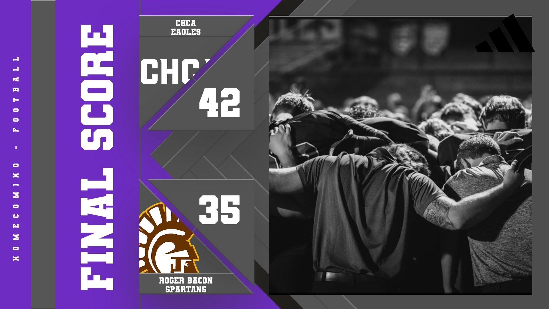 CHCA 42—Roger Bacon 35 - Cincinnati Hills Christian Academy