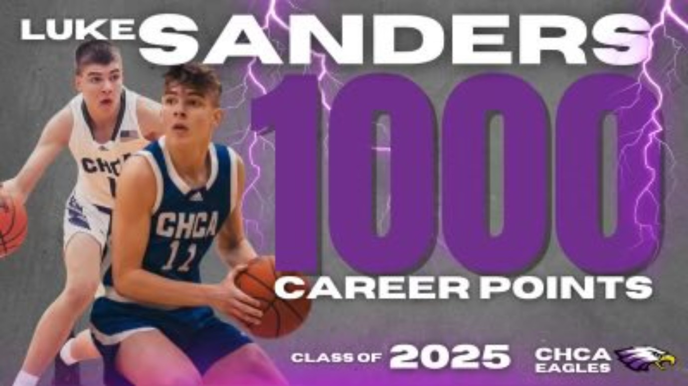 Luke Sanders Scores 1,000th Point - Cincinnati Hills Christian Academy