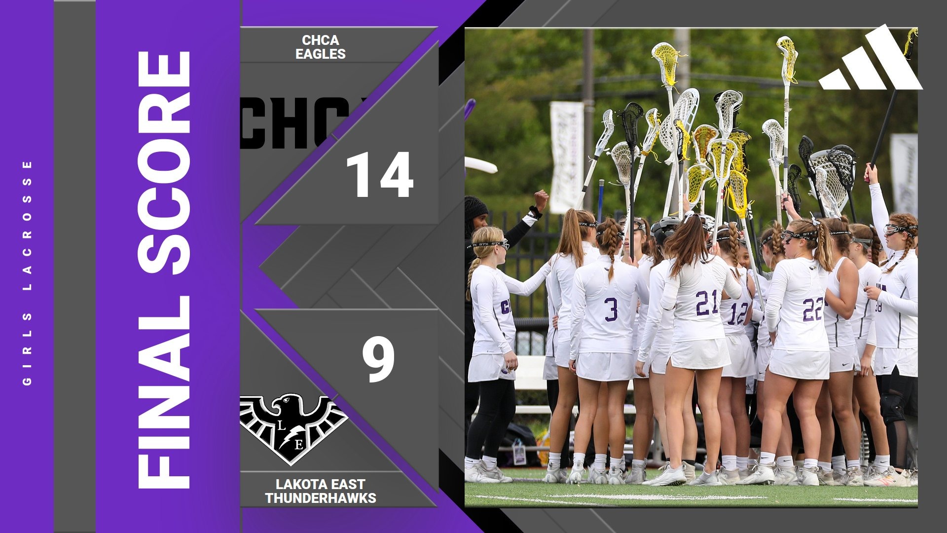 CHCA 14, Lakota East 9 - Cincinnati Hills Christian Academy