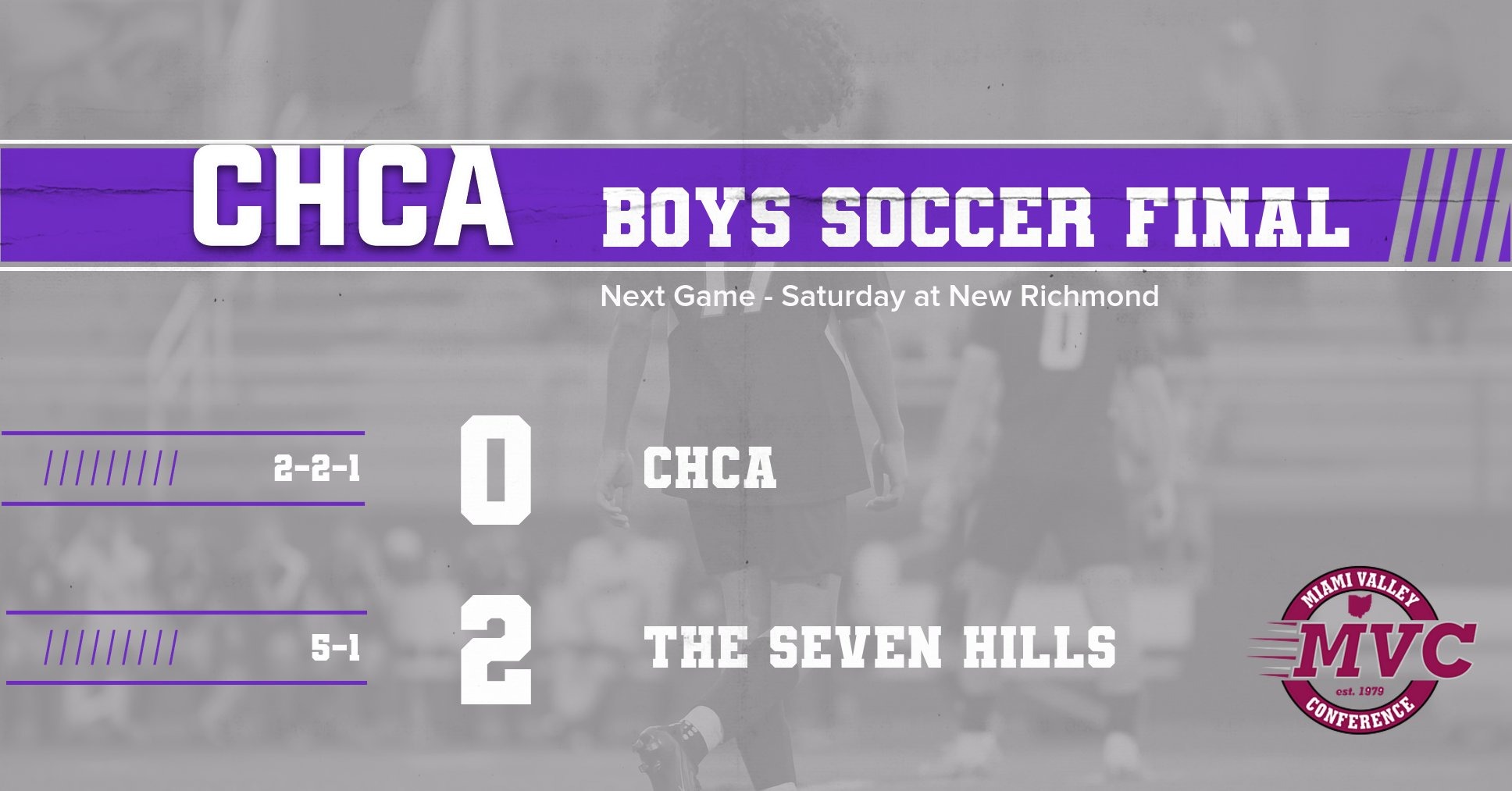 CHCA 0, Seven Hills 2 - Cincinnati Hills Christian Academy