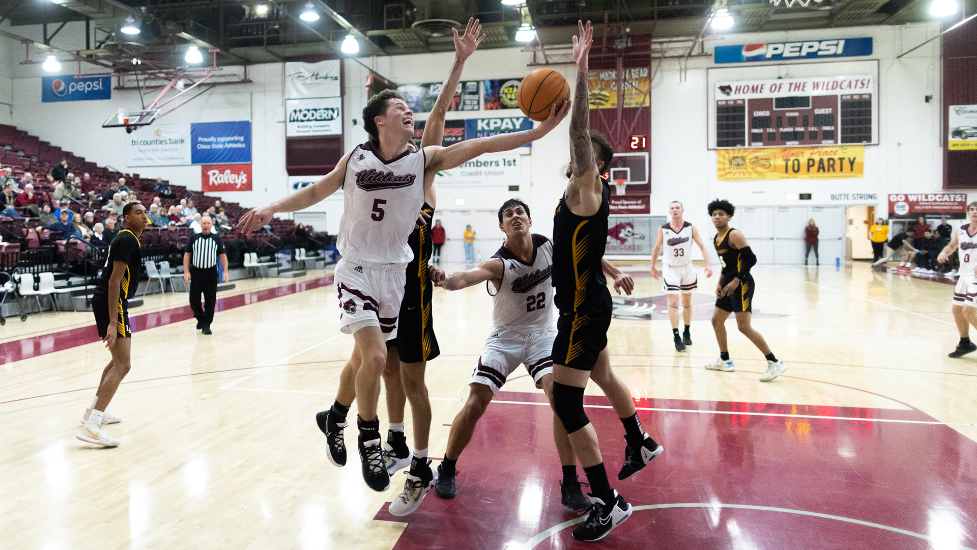 Wildcats fall to Golden Eagles in physical battle at Acker Gym - Chico ...