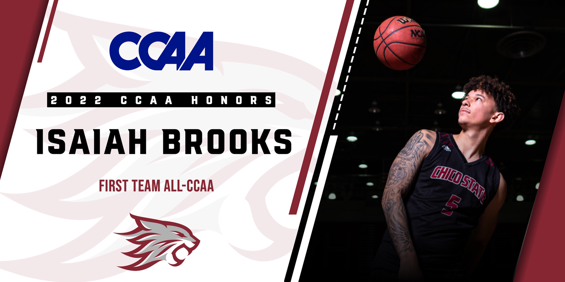 Isaiah Brooks - 2021-22 - Men's Basketball - Chico State Athletics