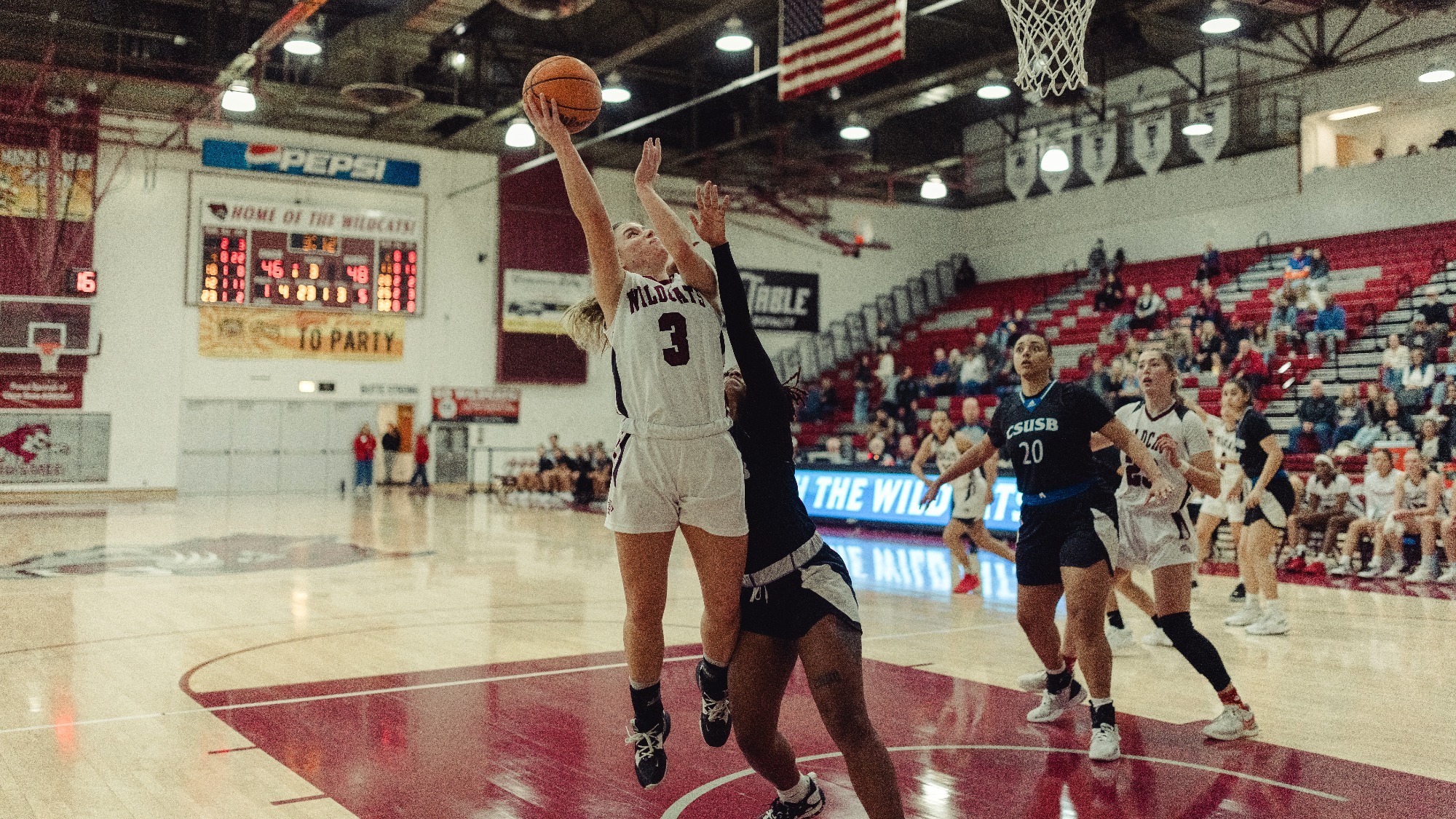 Allred Nets Career-High 28 But LA Cools Down ‘Cats - Chico State Athletics