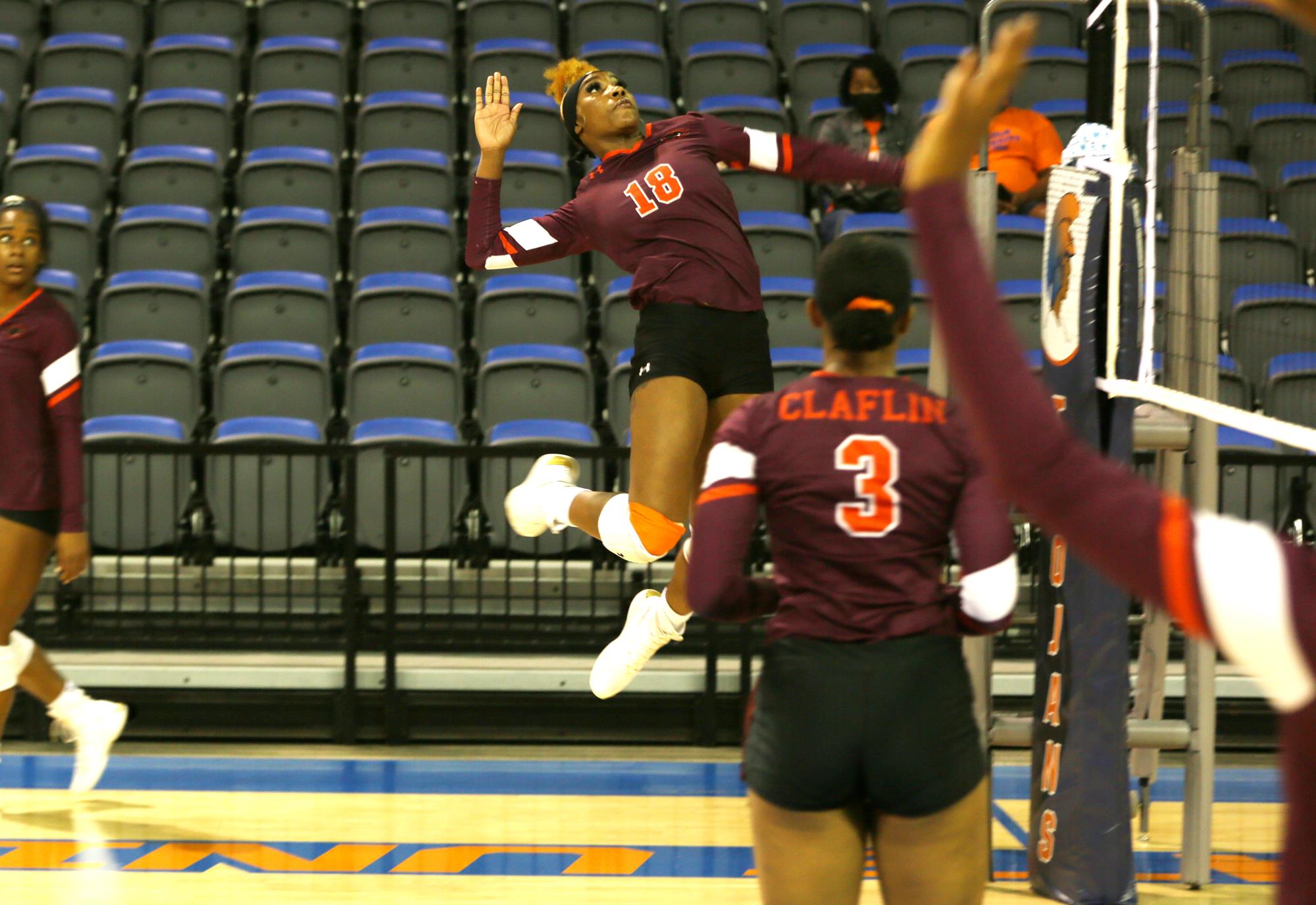 Lady Panthers Upset Virginia State in Five Sets to Advance to CIAA ...