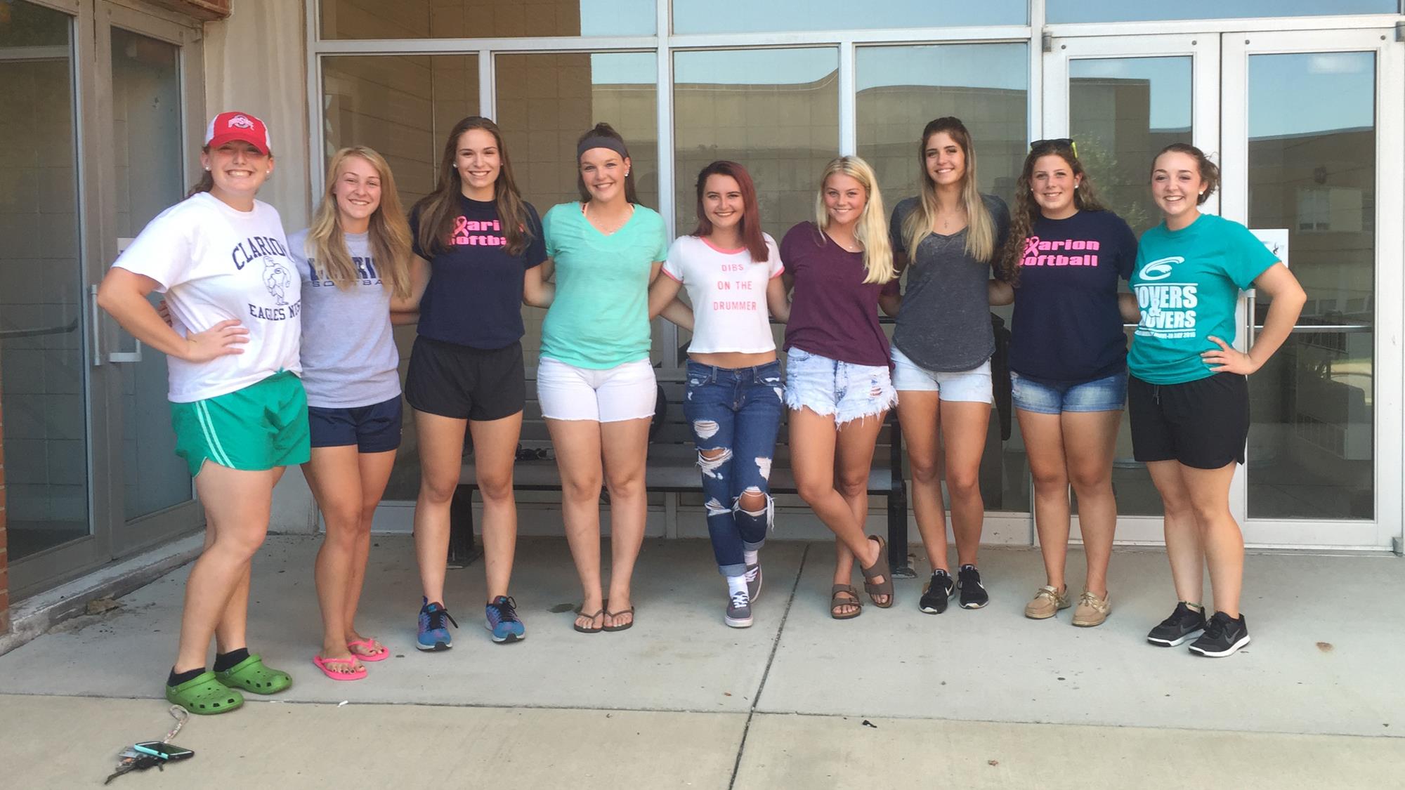 NEWEST MEMBERS OF SOFTBALL TEAM ARRIVE ON CAMPUS - Clarion Athletics