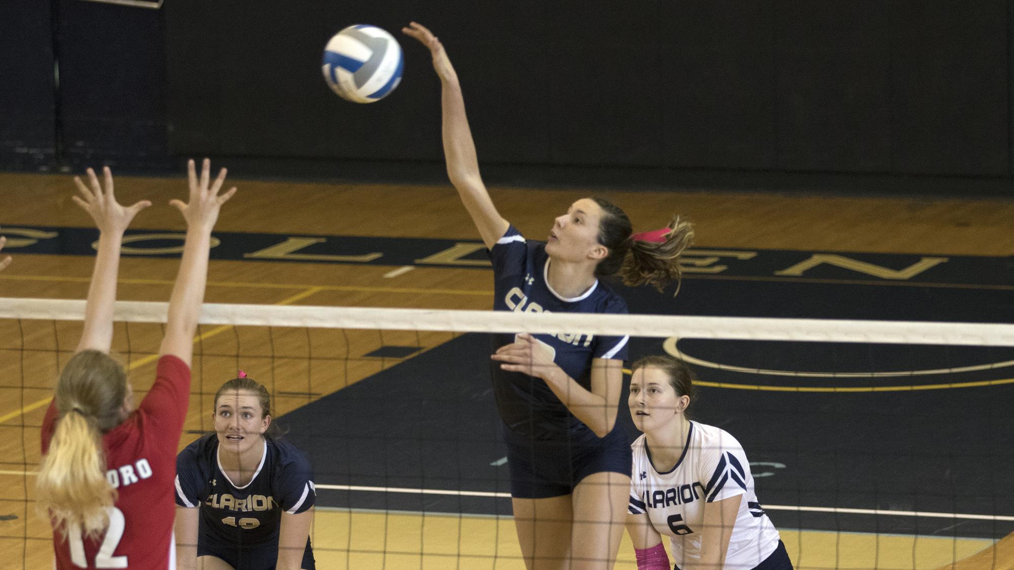 Volleyball Defeated in Three by IUP - Clarion Athletics