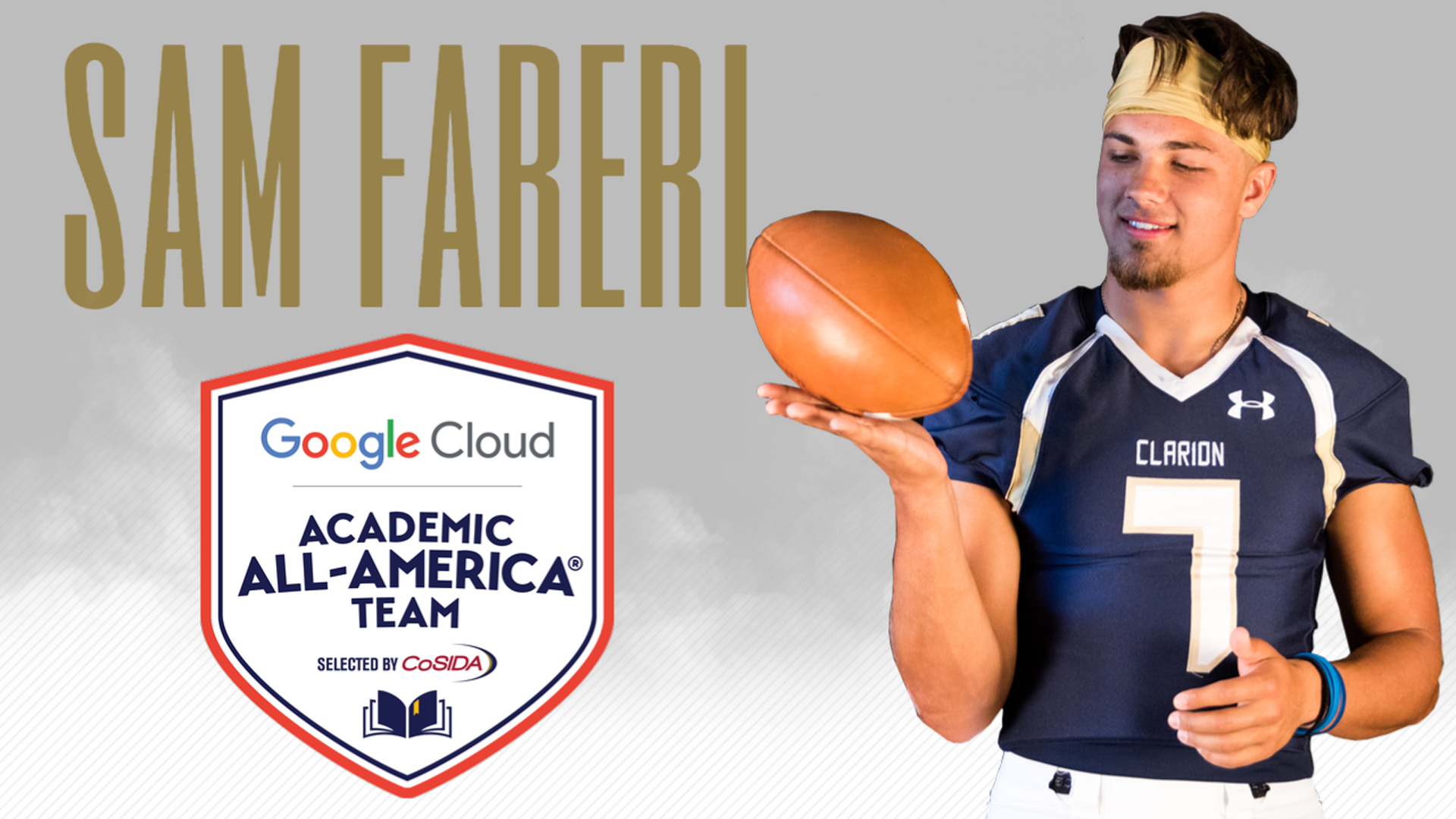 Fareri Earns Academic All-America Honors - Clarion Athletics