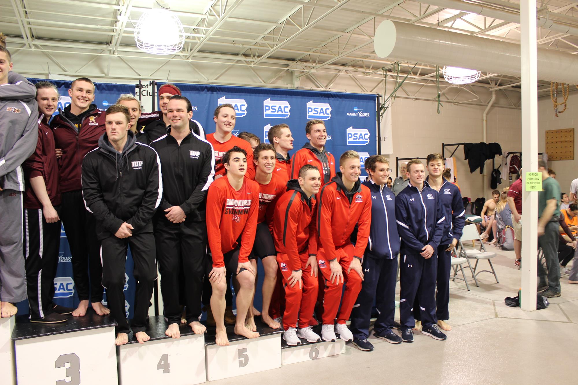 Men's Swimming in 6th After Day 1 of PSAC Championships - Clarion Athletics