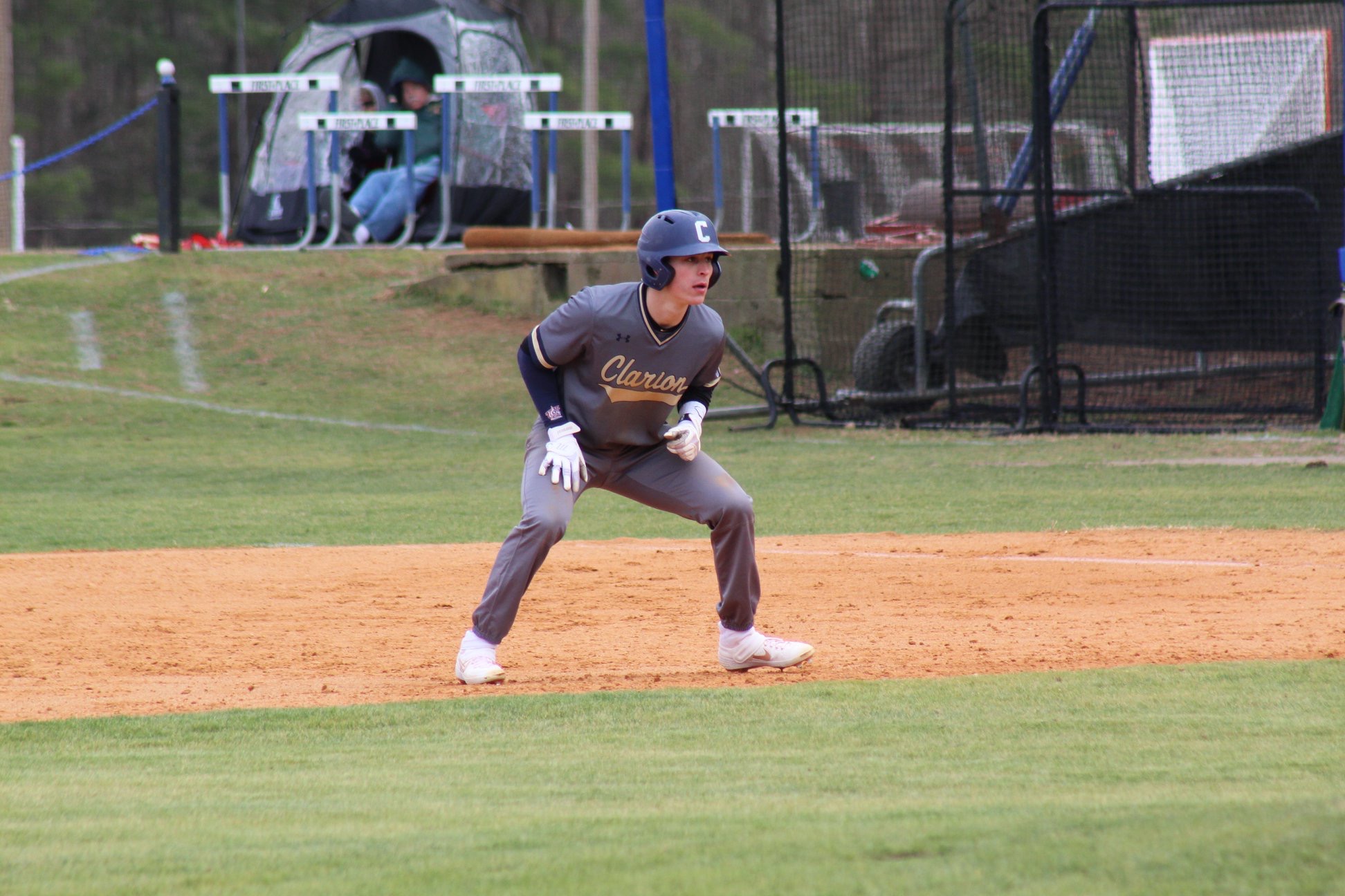 Baseball Splits Games in Opening Day in Cary, NC - Clarion Athletics