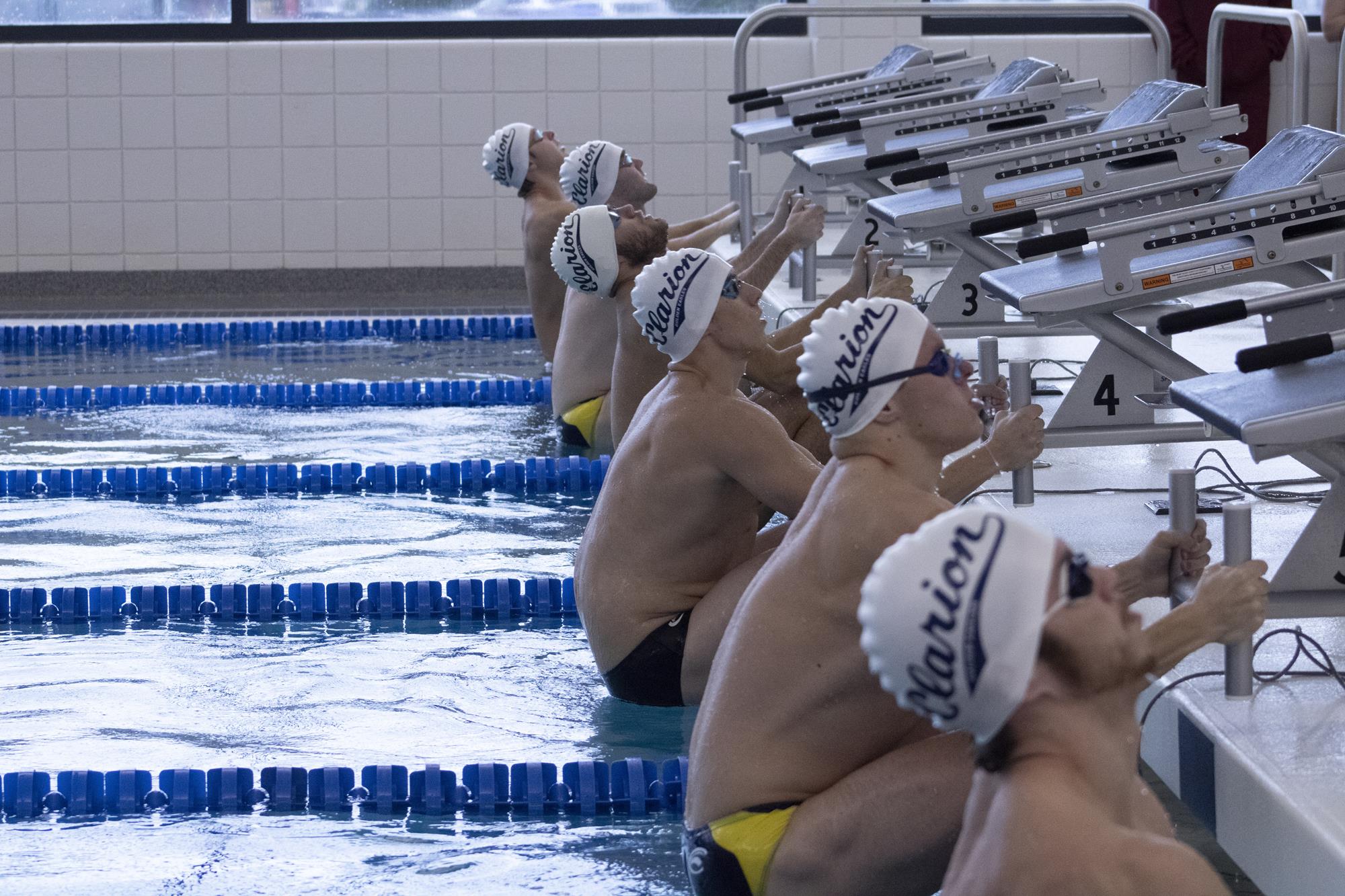 Men's Swimming Has Dominate Performance Against Allegheny - Clarion ...