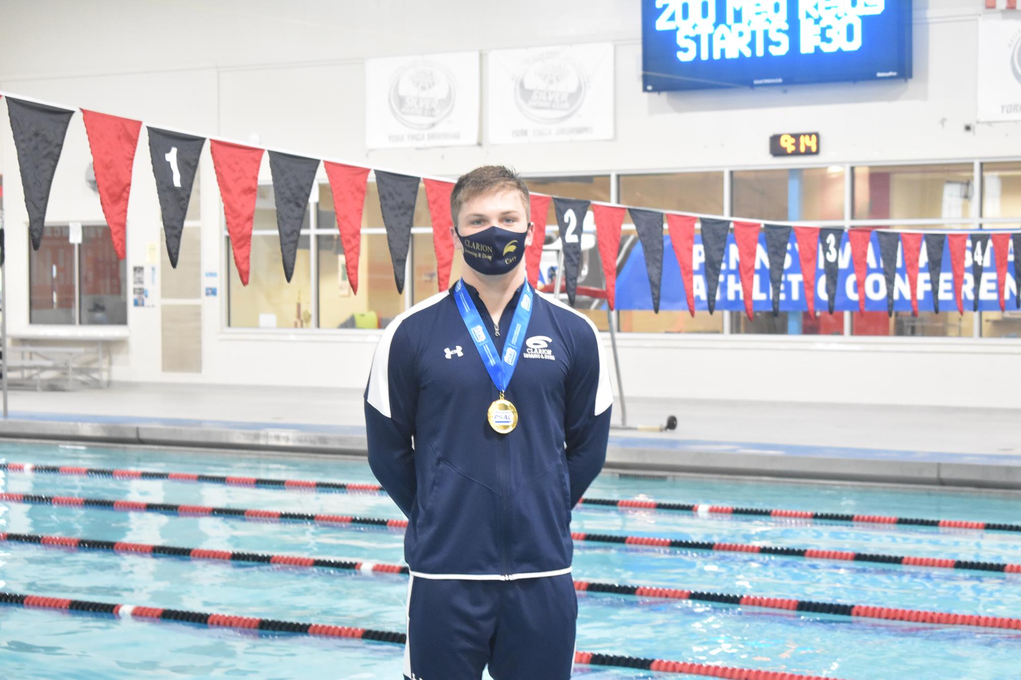 Men's Swimming Opens Day One of PSAC Championships in Fifth - Clarion ...