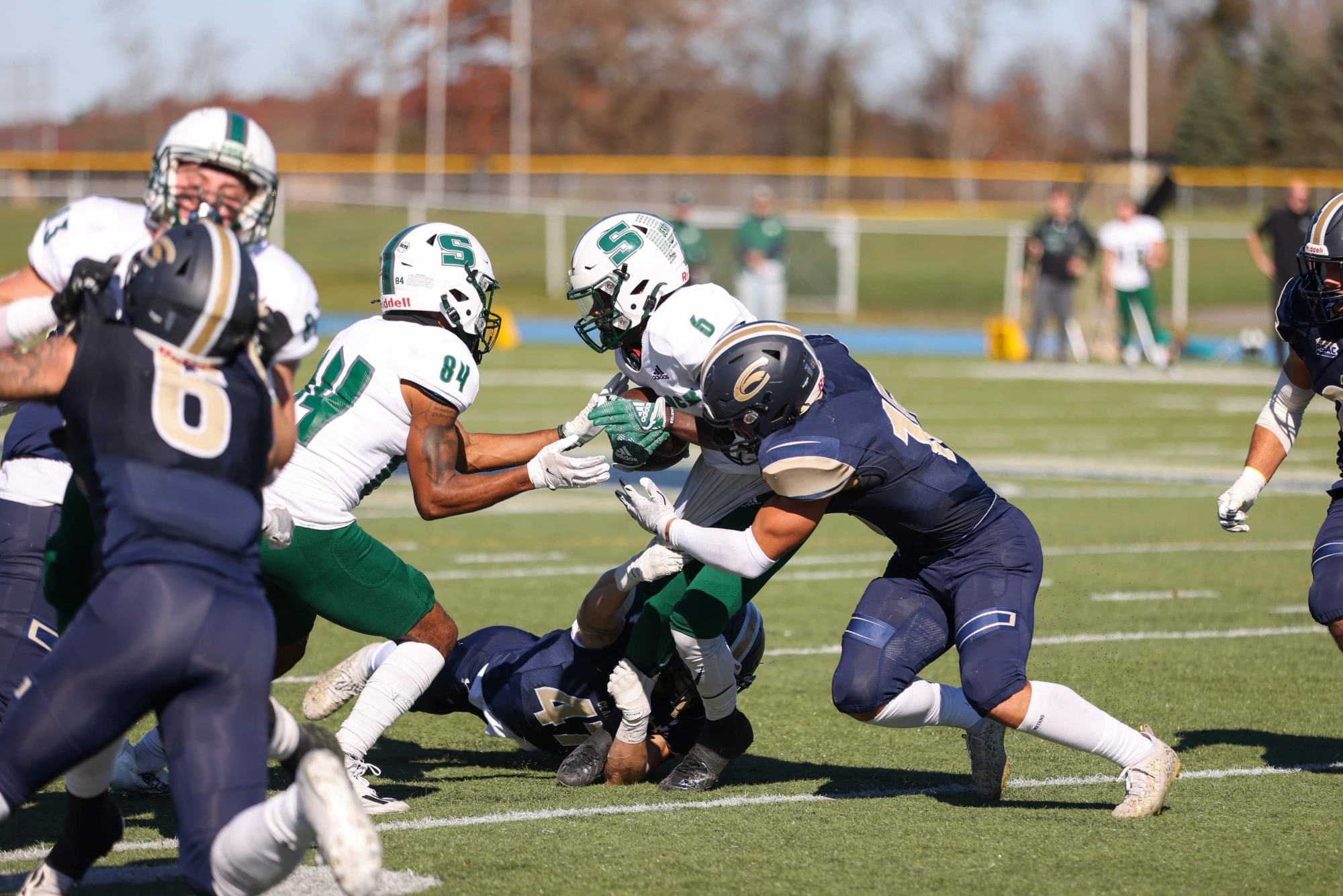 Football Falls at Home to 13th-Ranked Rock - Clarion Athletics