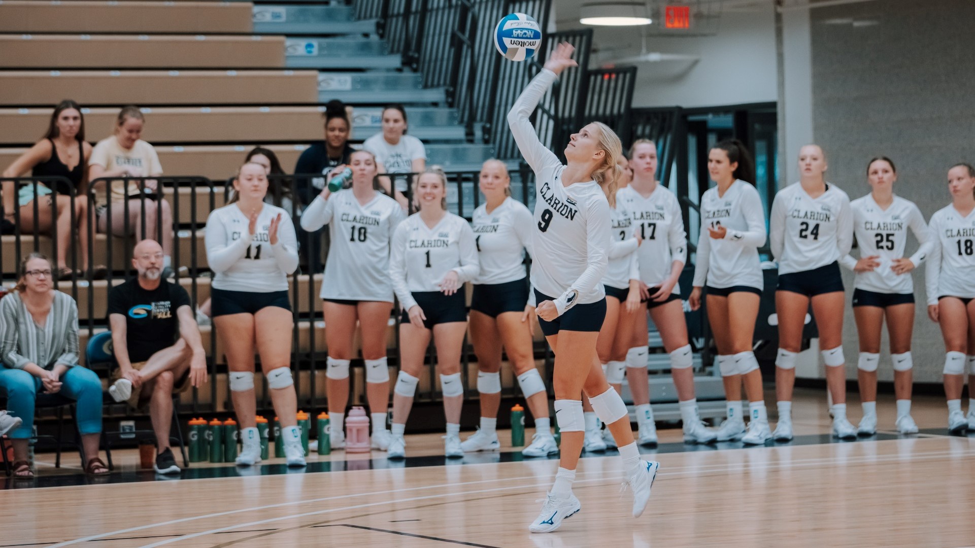 Volleyball Wins Conference Opener With Mercyhurst - Clarion Athletics