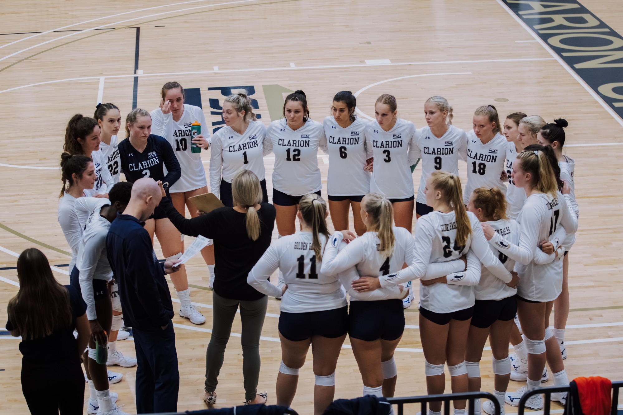 Volleyball Extends Win Streak With Sweep of Cal - Clarion Athletics