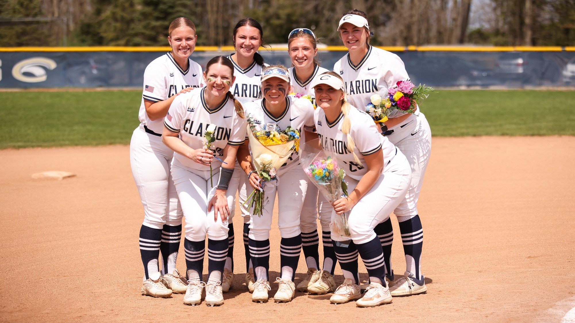 Softball Gets Split with Boro on Senior Day - Clarion Athletics