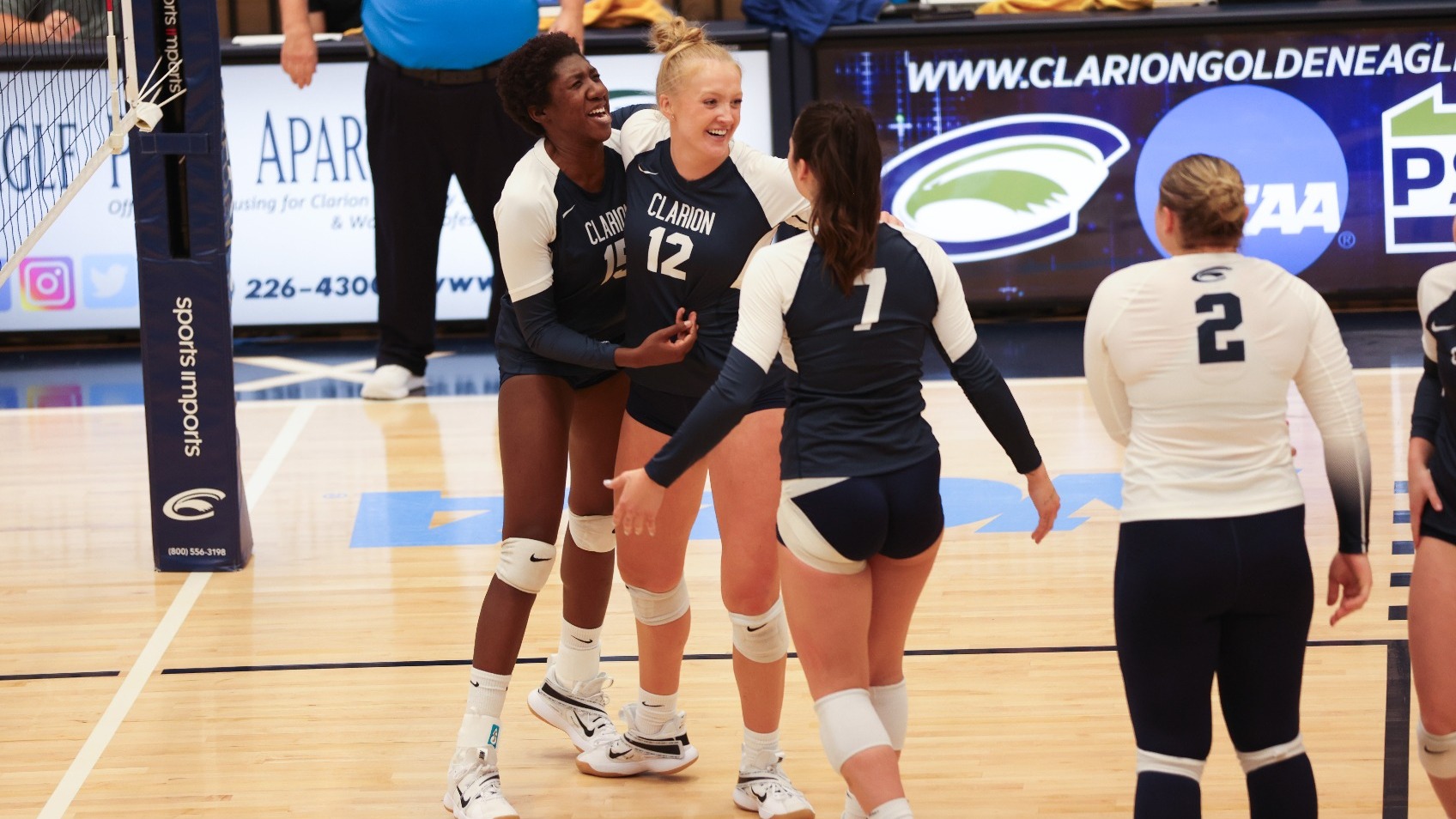 Volleyball Sweeps Daemen to Open '23 Slate - Clarion Athletics