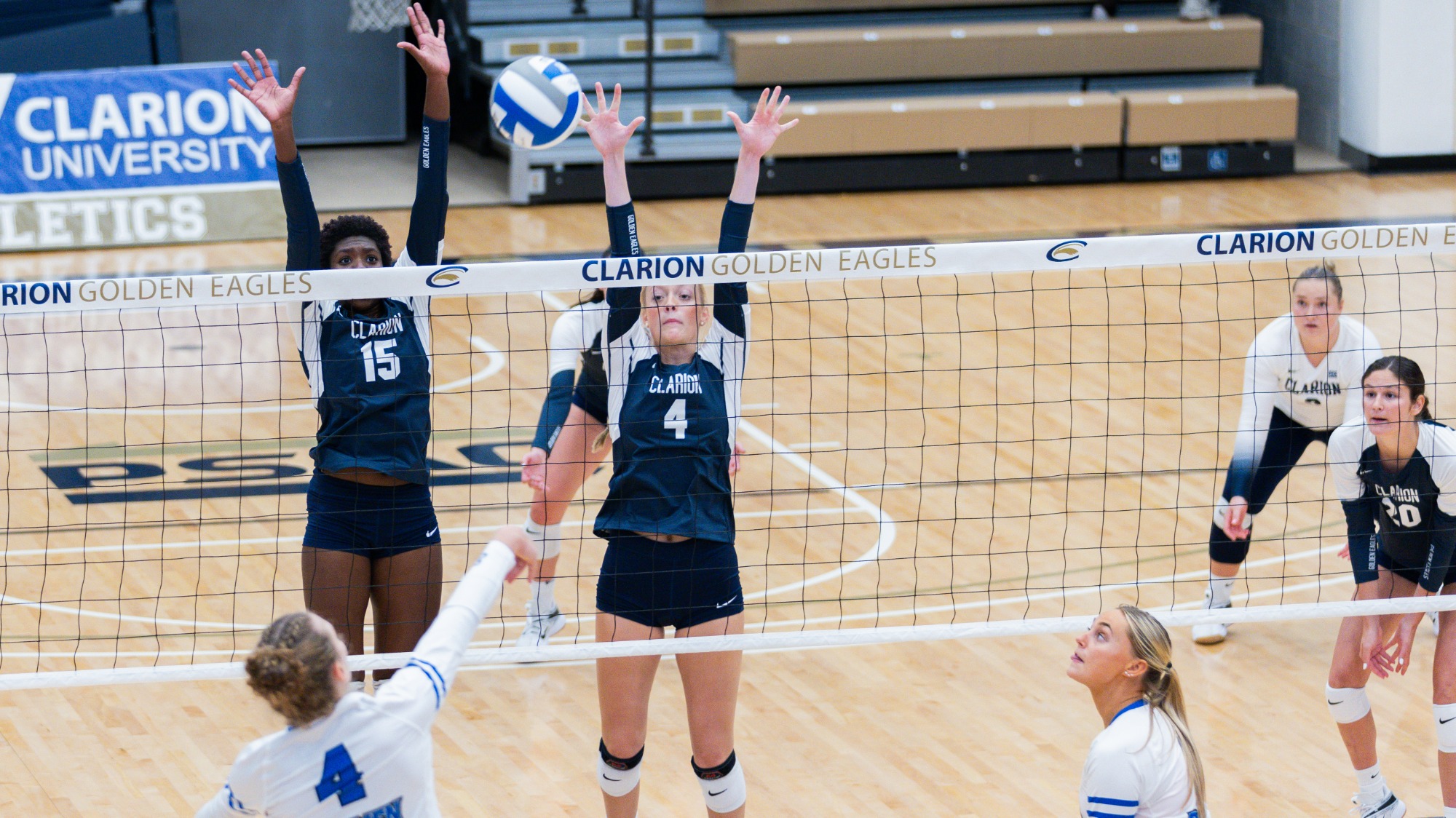 Volleyball Picks Up Road Sweep at Slippery Rock - Clarion Athletics
