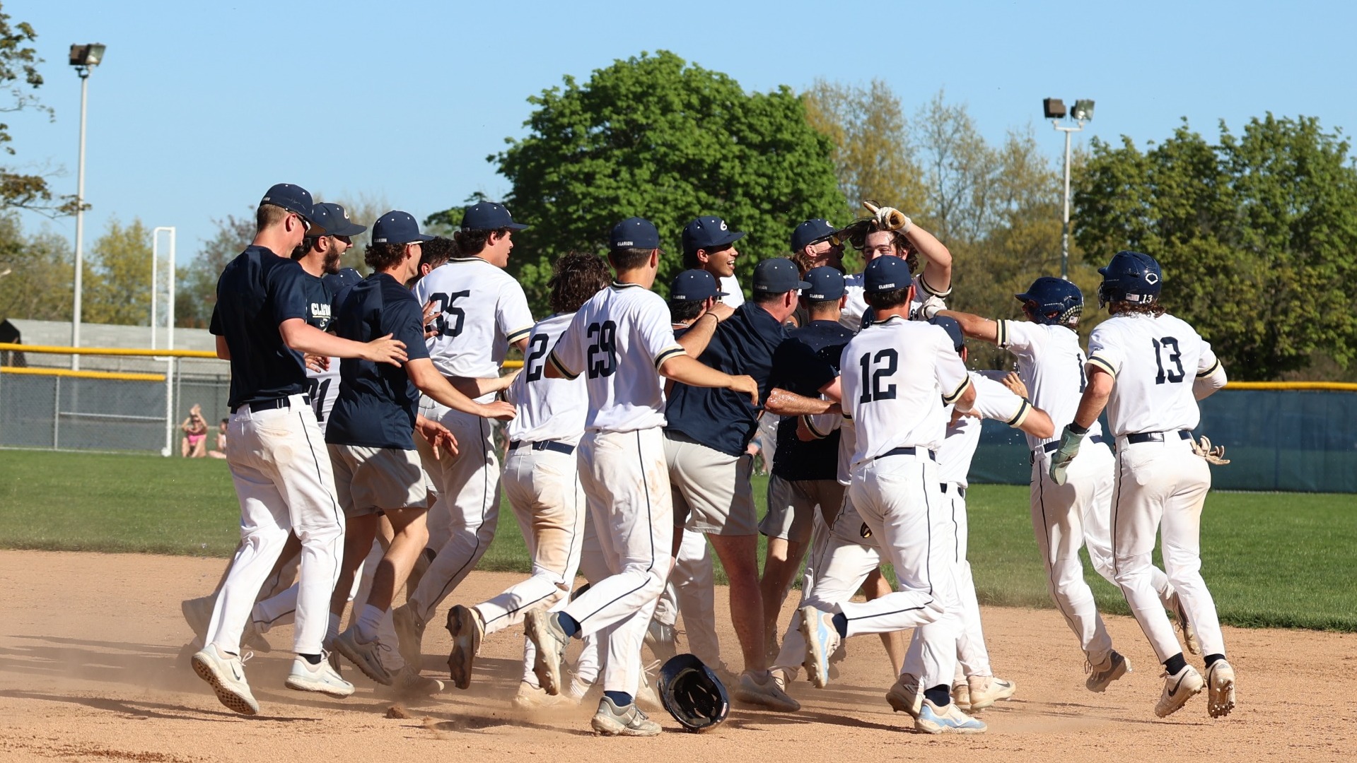 Baseball Wraps Home Season with Split vs. SRU - Clarion Athletics