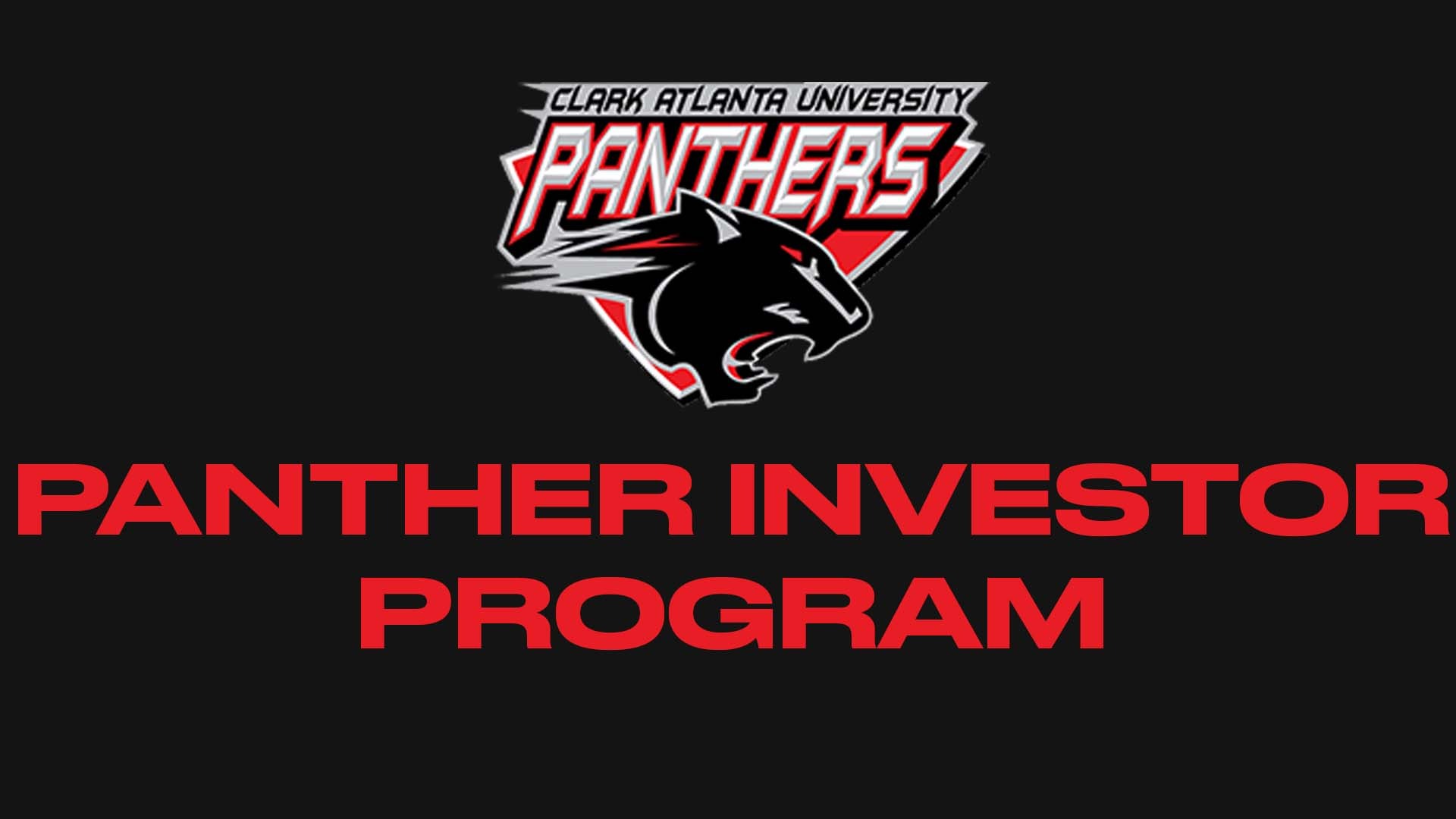 Dr. Jerel Drew Announces the Panther Investor Program - Clark Atlanta ...