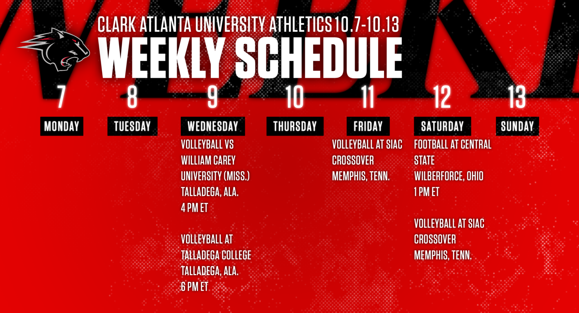 Clark Atlanta Unveils Newly Designed Red Turf Field installed by the ...