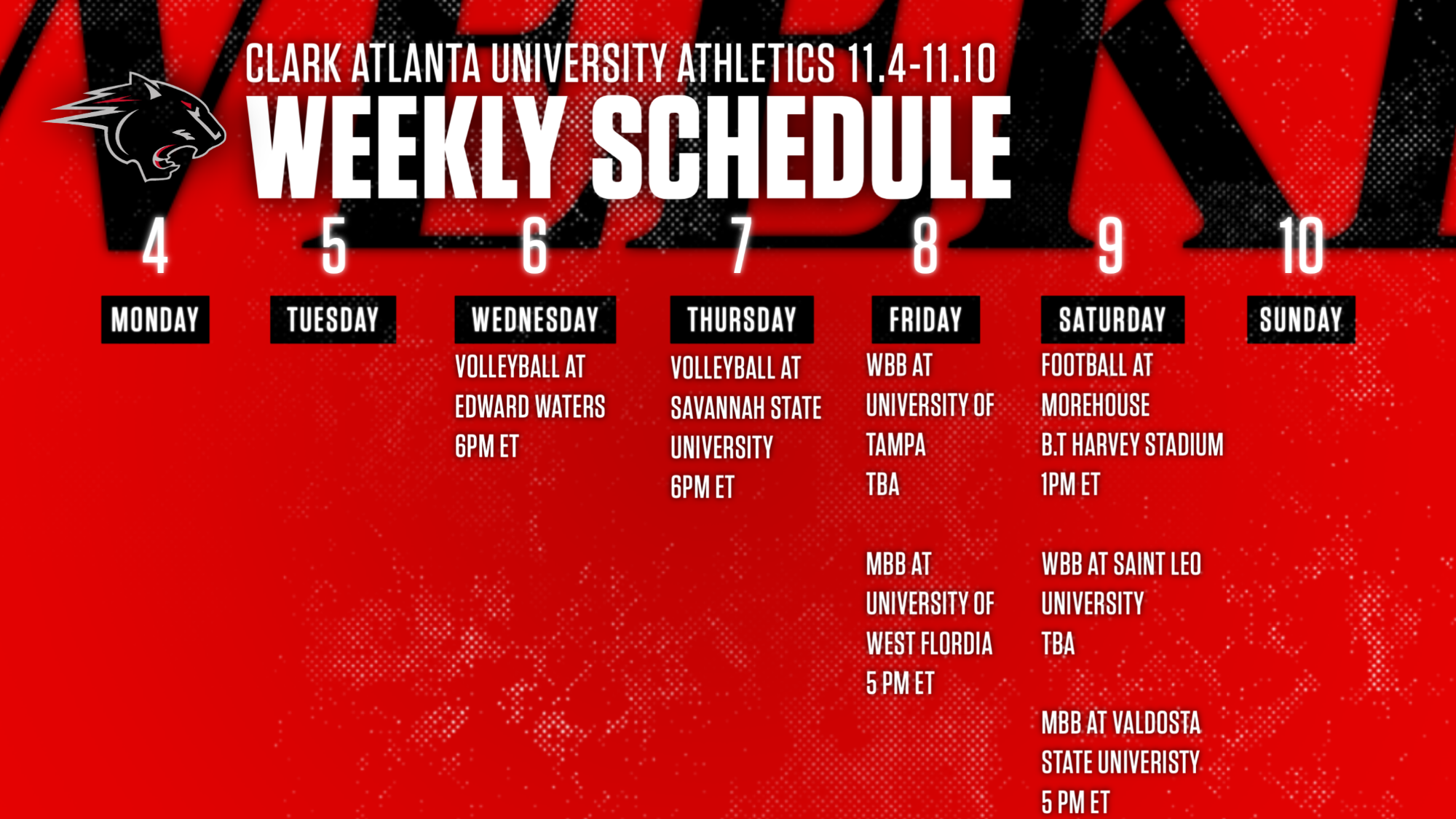 Clark Atlanta Unveils Newly Designed Red Turf Field installed by the ...