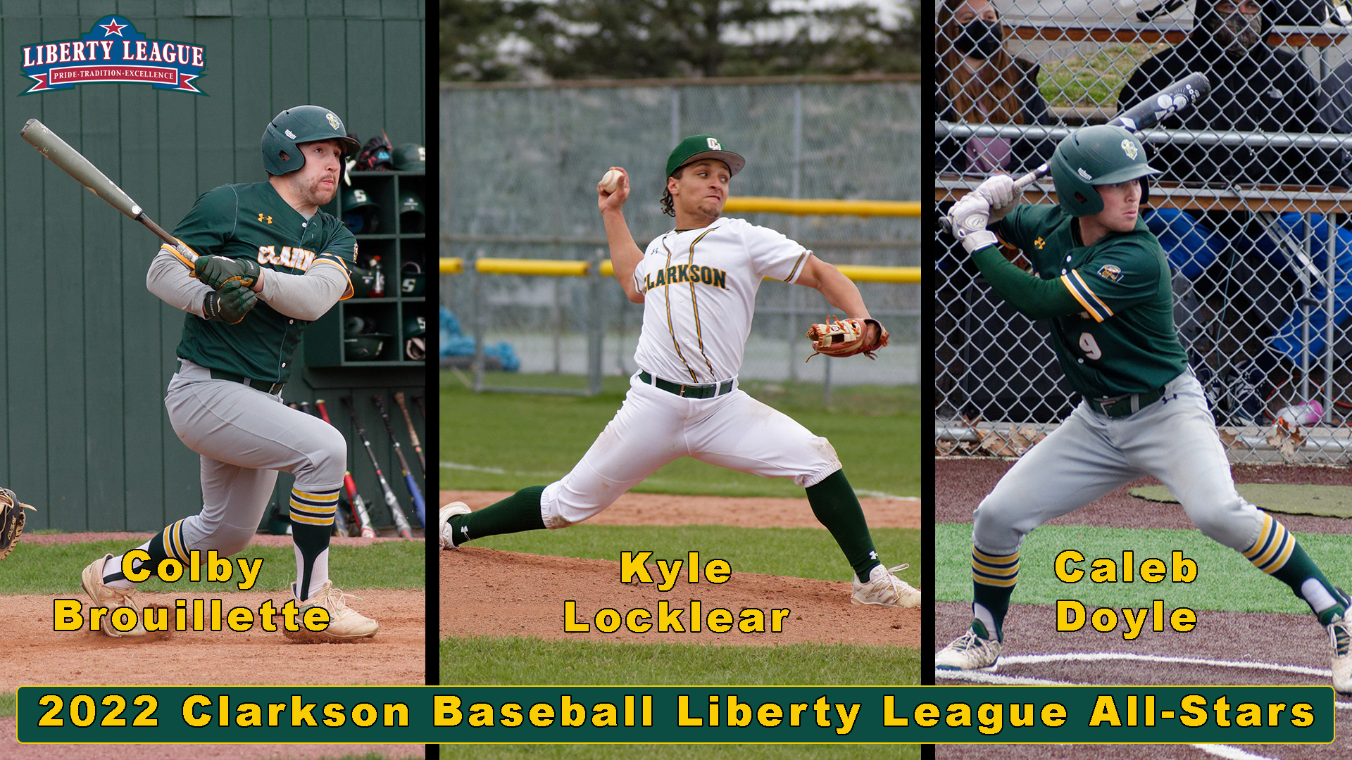 Brouillette, Doyle, and Locklear Named Liberty League Baseball All ...
