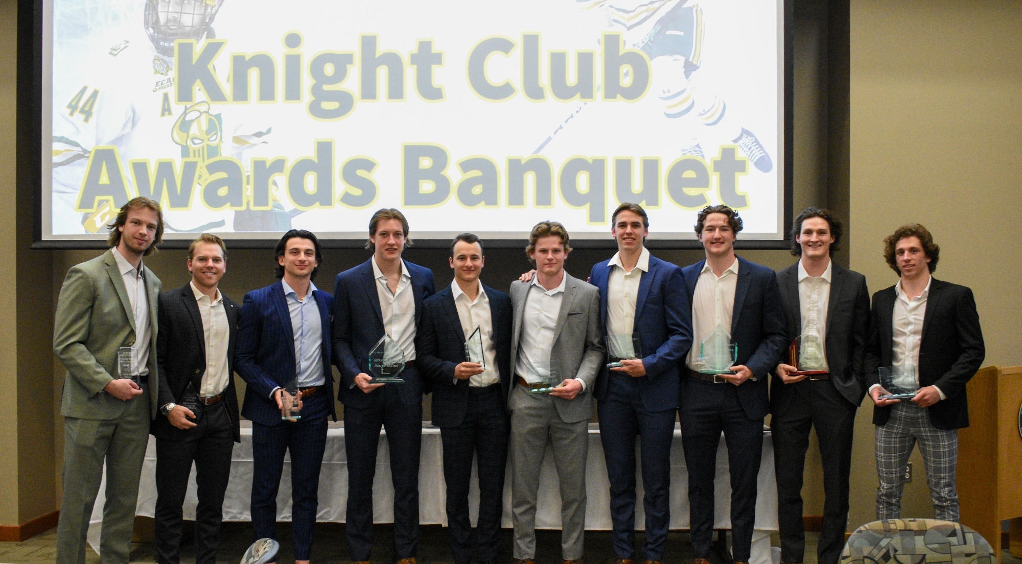 Clarkson Hockey honors award winners at Knight Club Banquet - Clarkson ...
