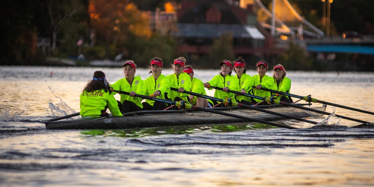 Rowing Opens Year at Head of the Riverfront - Clark University