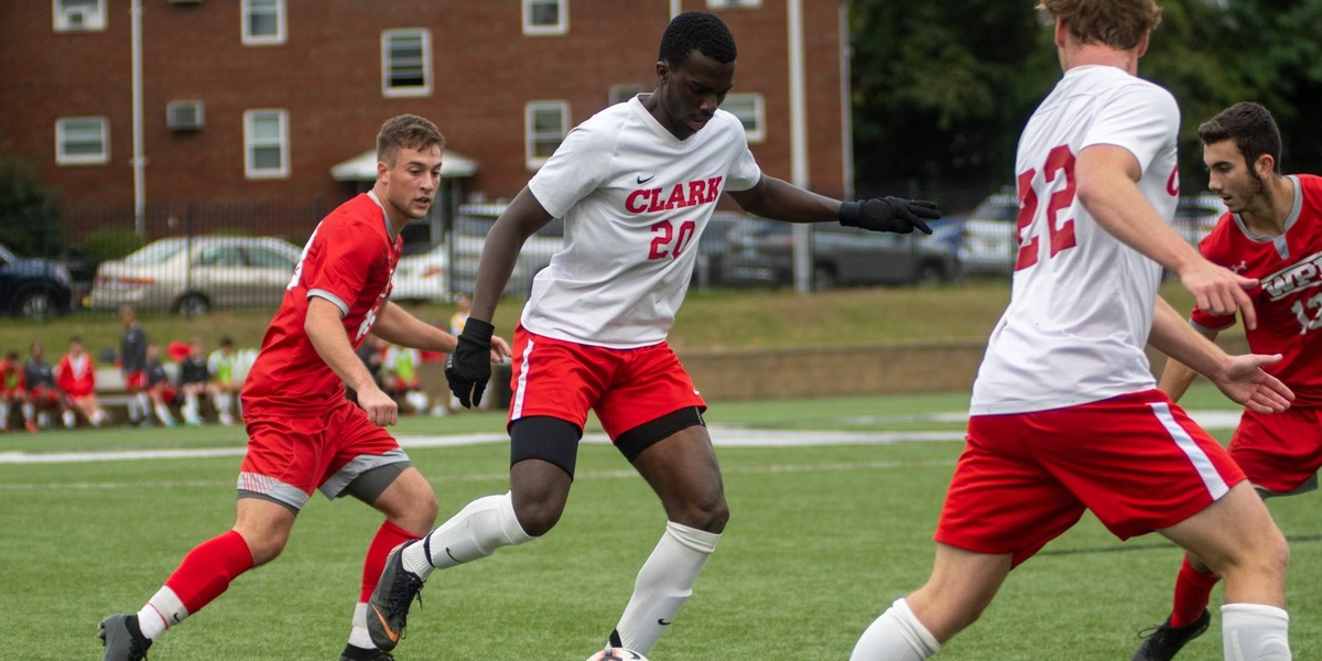 Men's Soccer Edged 3-2 in Home Opener Against WNE - Clark University